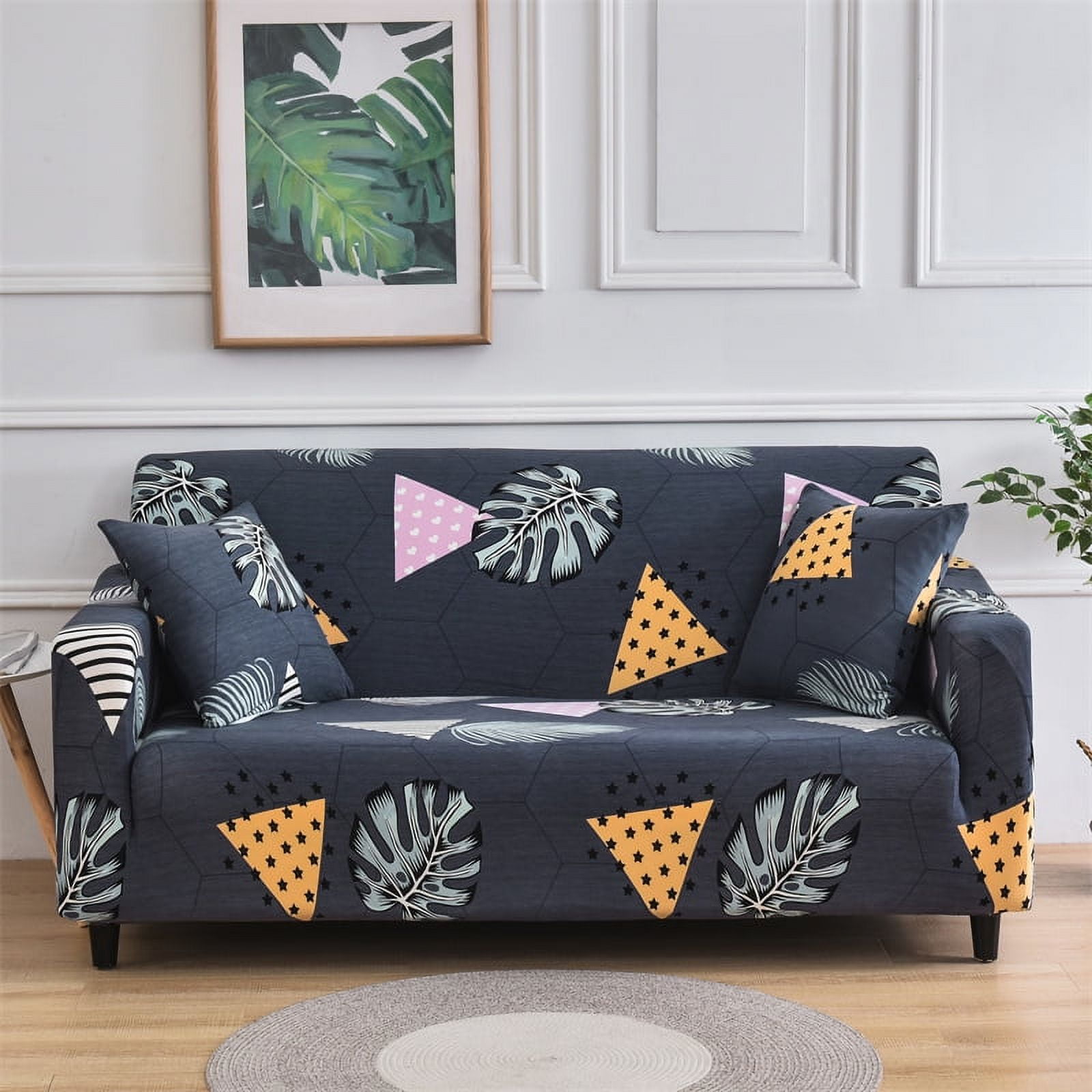 Geometric Sofa Covers for Living Room Spandex Modern Elastic Sofa ...