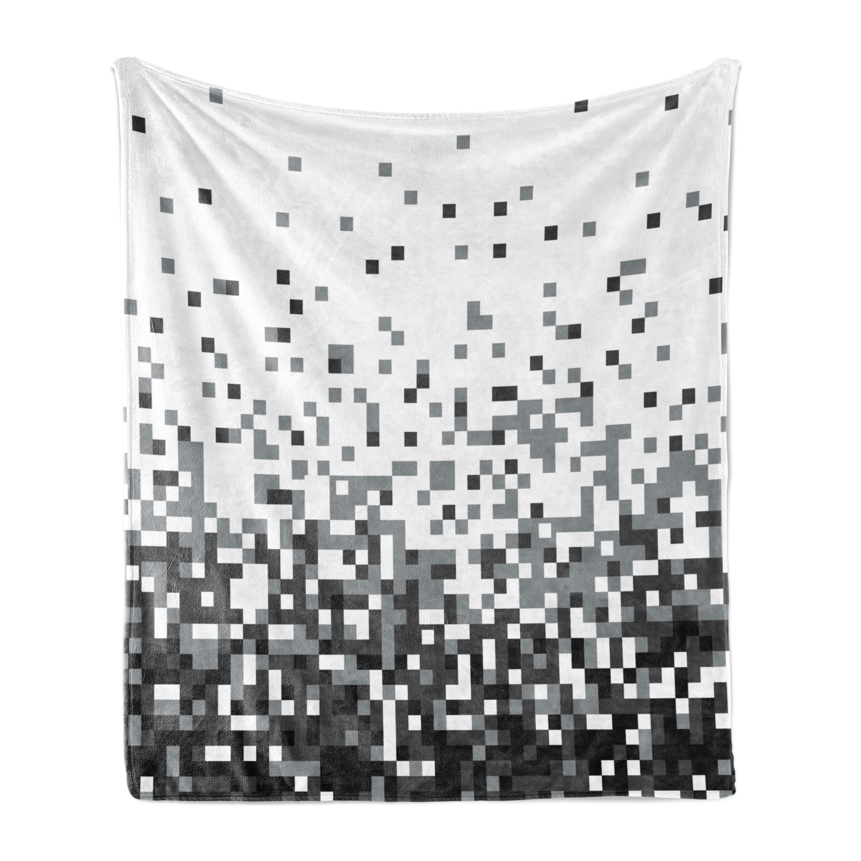 Geometric Soft Flannel Fleece Throw Blanket, Graphics Pixel with Little ...