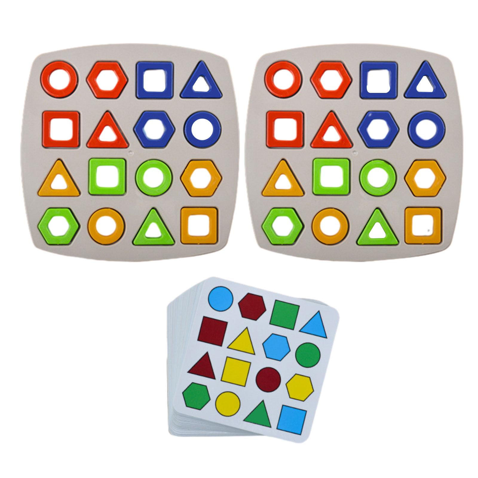 Geometric Stacker Game Hand Eye Coordibation Sensory Toy Shape Matching ...