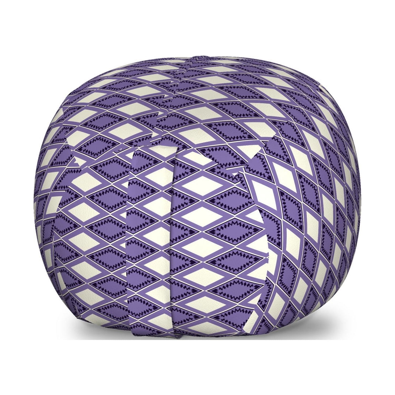 Geometric Storage Toy Bag Chair, Abstract Shapes Rhombus Rectangles in ...