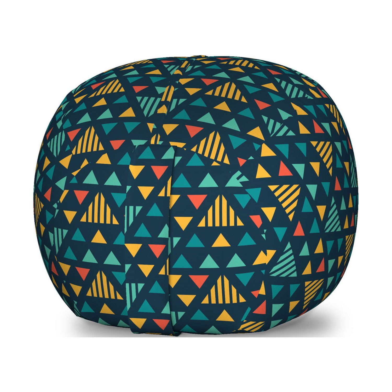 Geometric Storage Toy Bag Chair, Illustration of Repetitive Irregularly ...