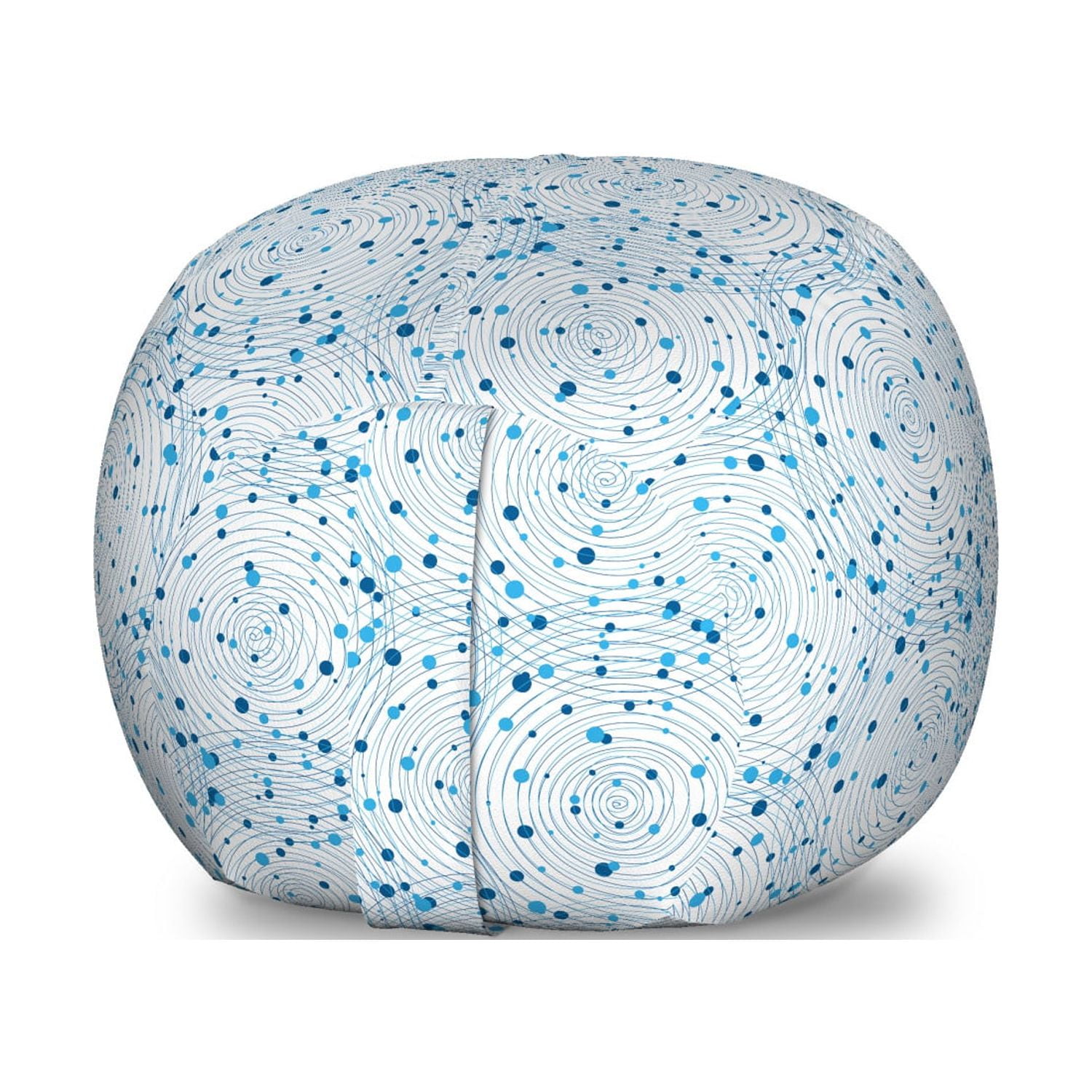 Geometric Storage Toy Bag Chair, Overlapping Circles Intersecting with ...