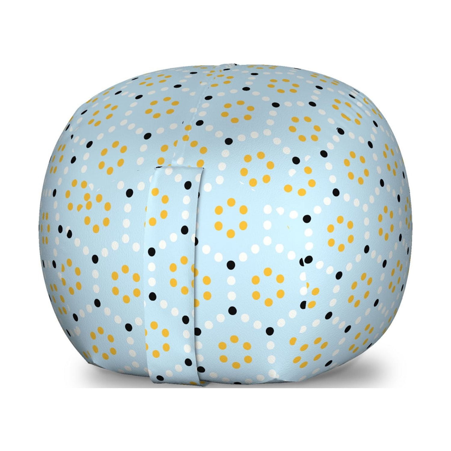 Geometric Storage Toy Bag Chair, Retro Style Illustration of Honeycomb ...