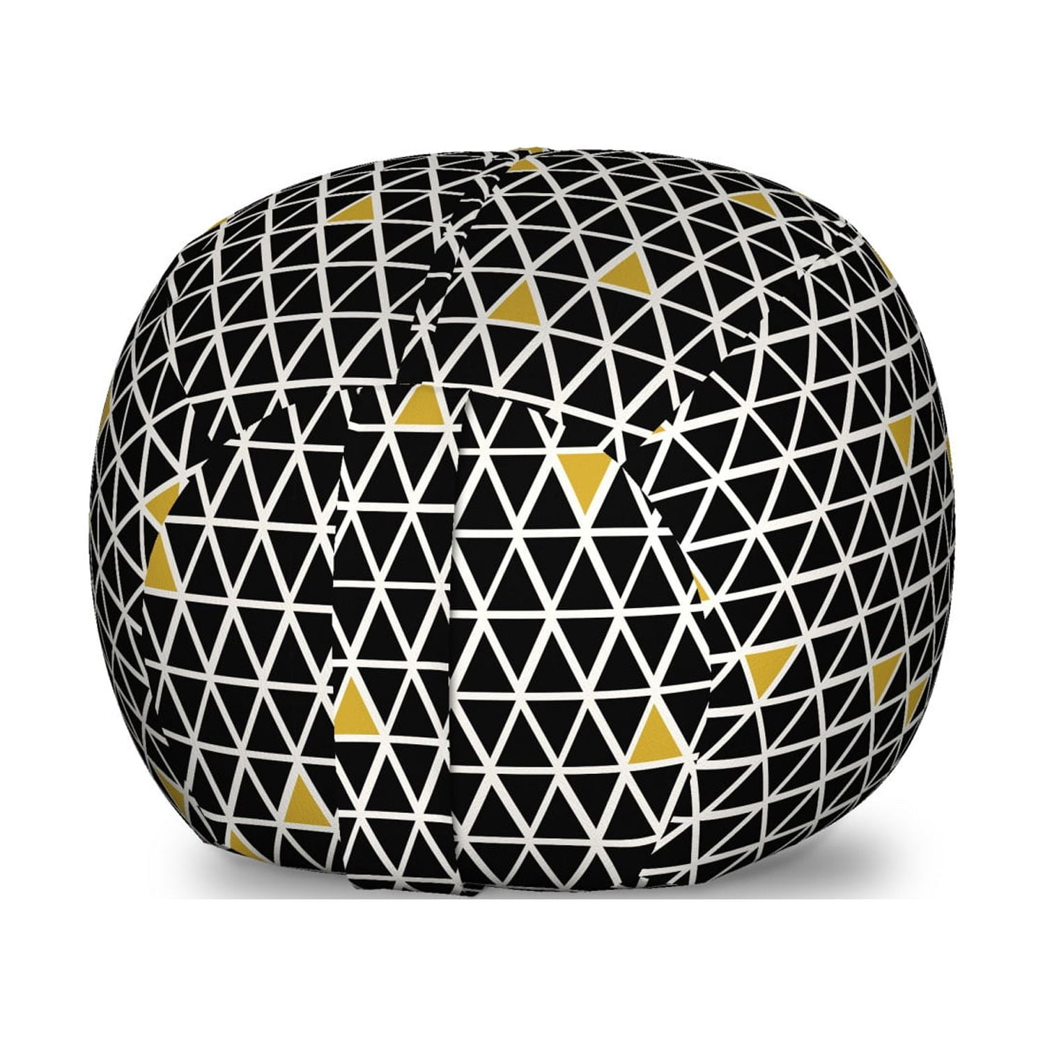 Geometric Storage Toy Bag Chair, Simplistic Rhombus Background with ...