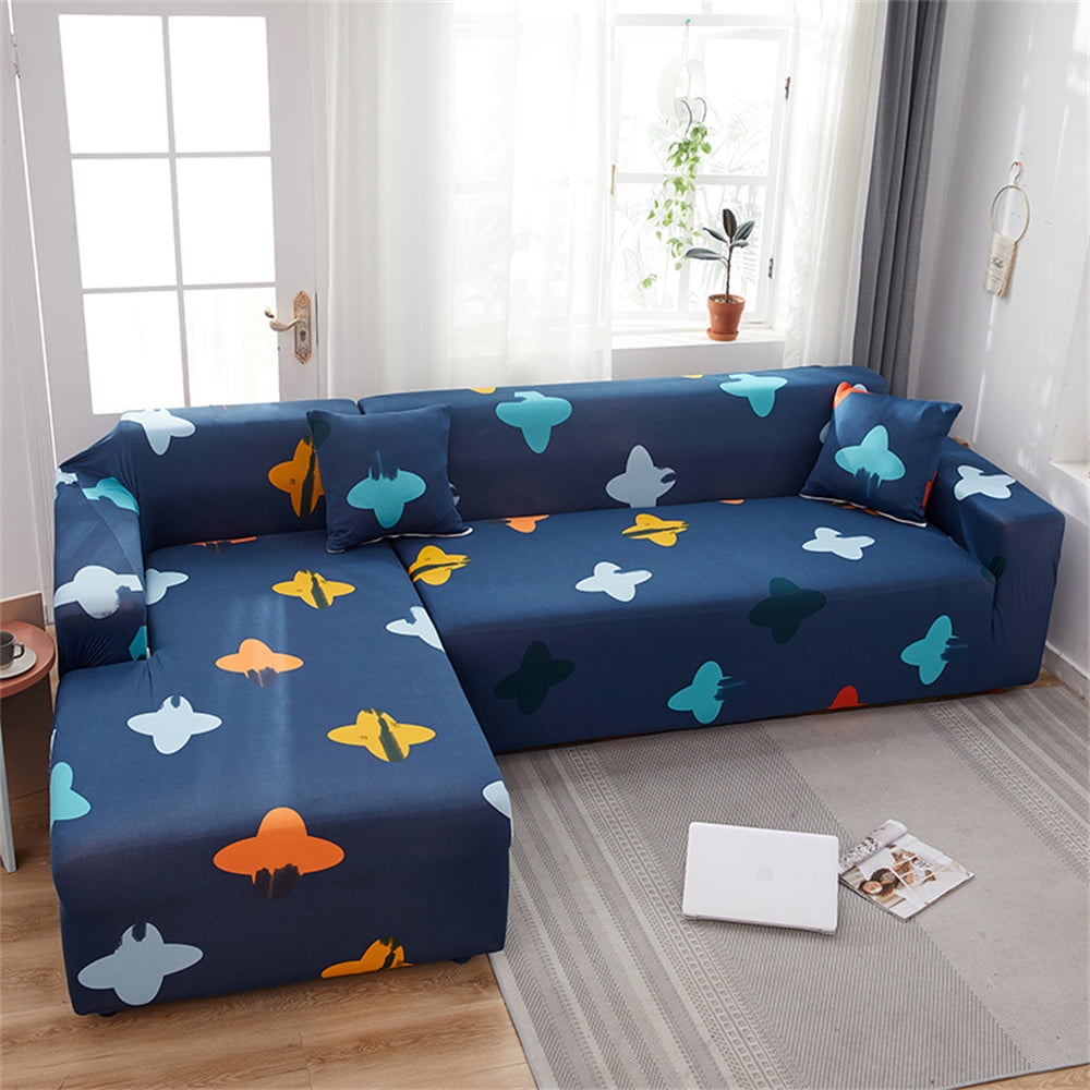 Geometric Style On The Sofa Cover Extendable Cover For Sofa Home Sofas ...