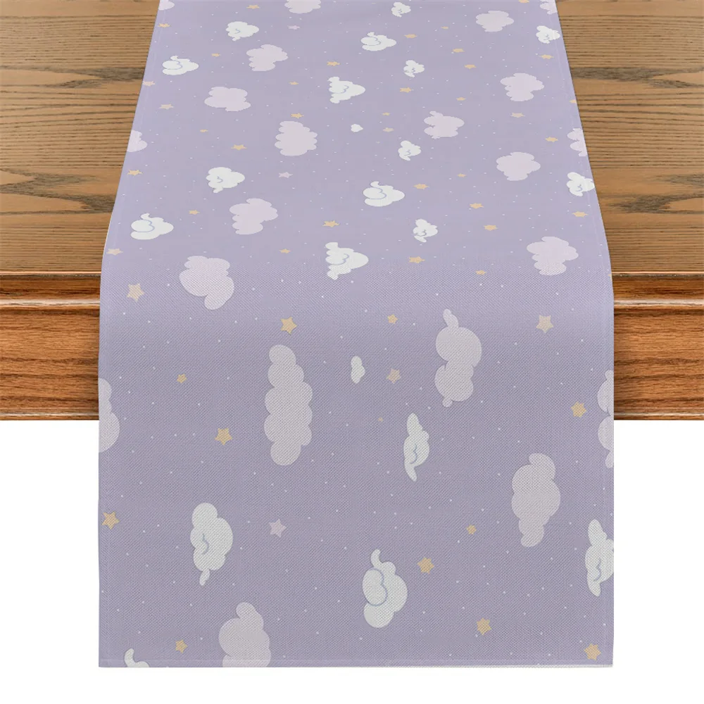 Geometric Style Table Runner Elegant Pattern Mixed Color Table Runner ...