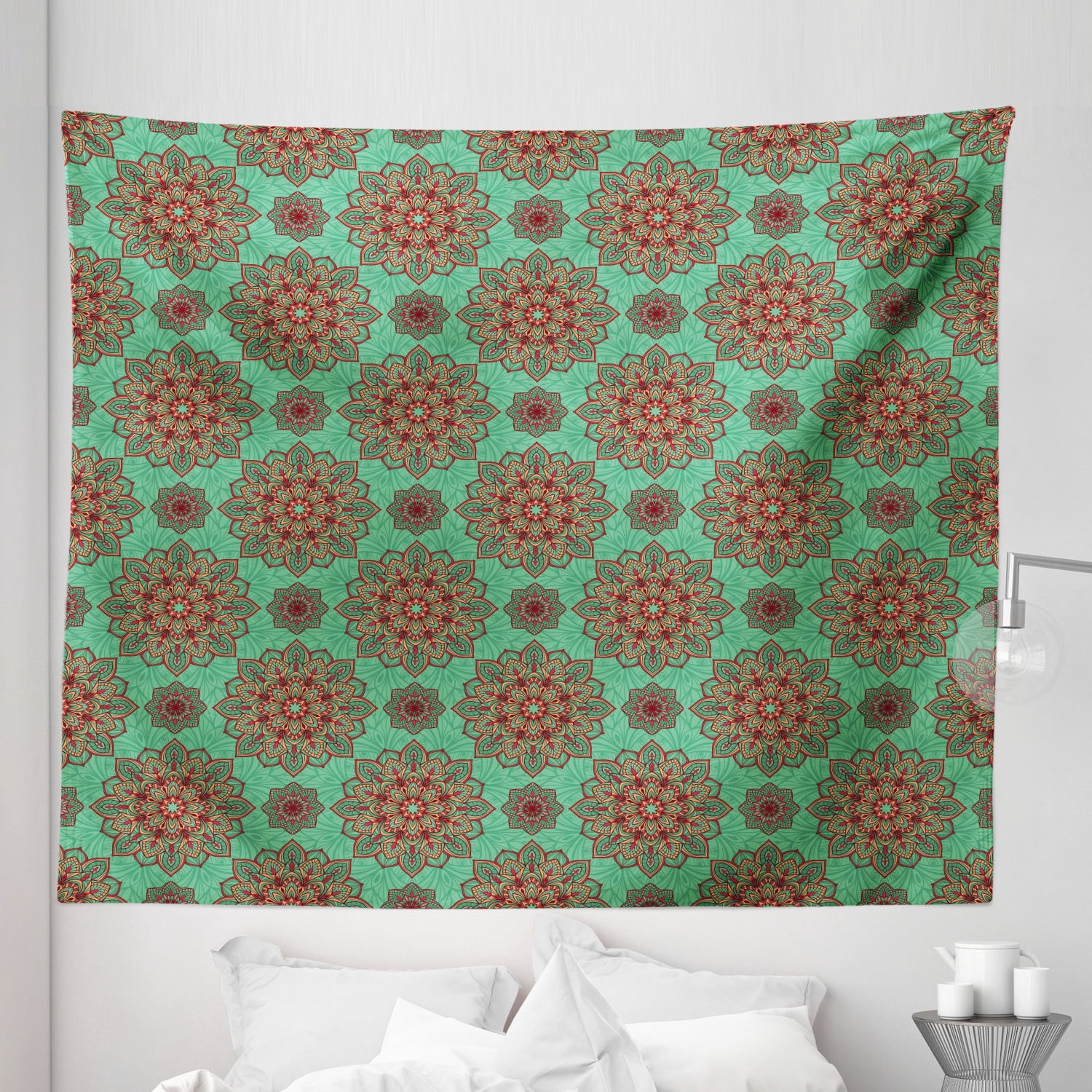 Geometric Tapestry, Eastern Oriental Pattern of Mandala Traditional ...