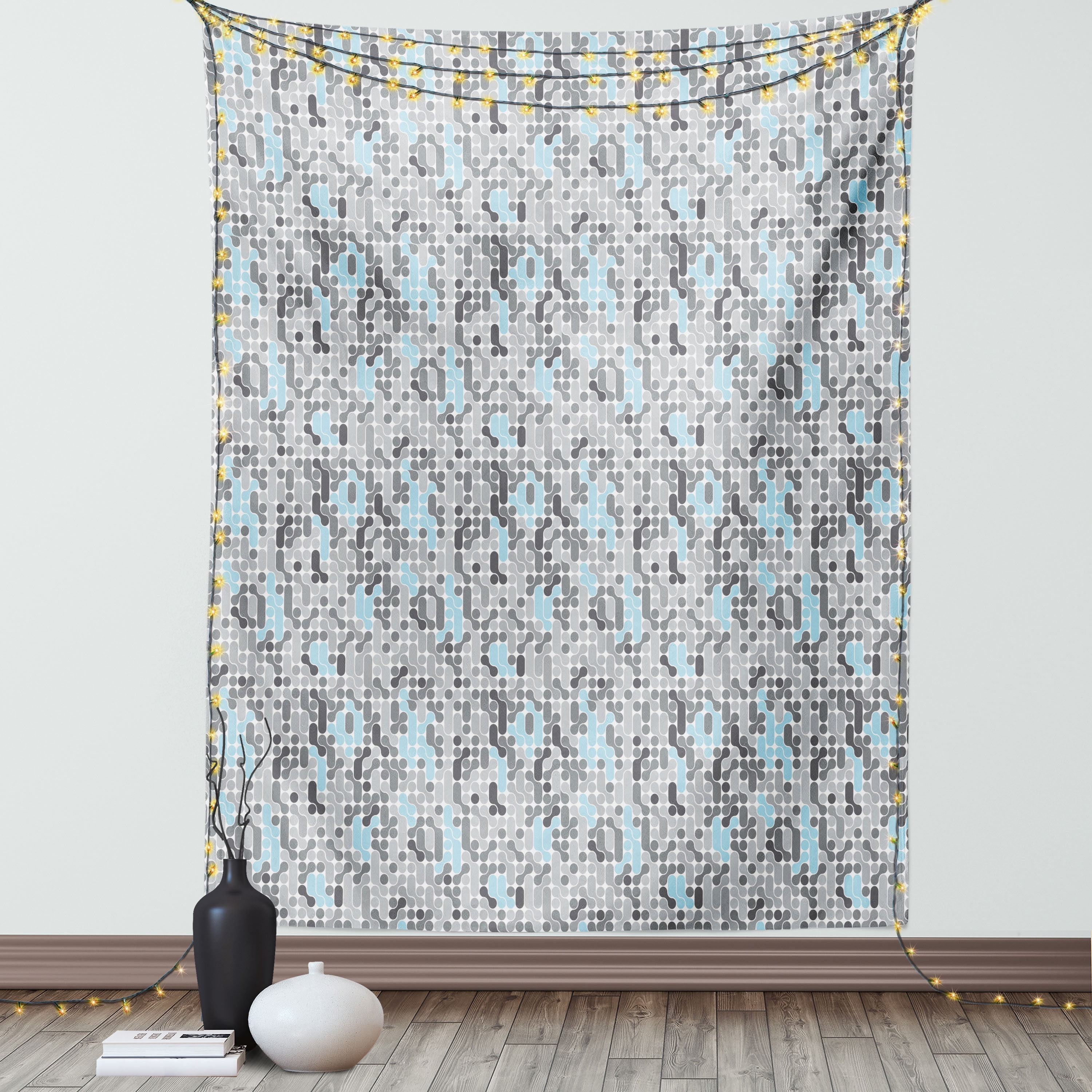 Geometric Tapestry, Video Games Stylized Modern Circular Maze Path ...