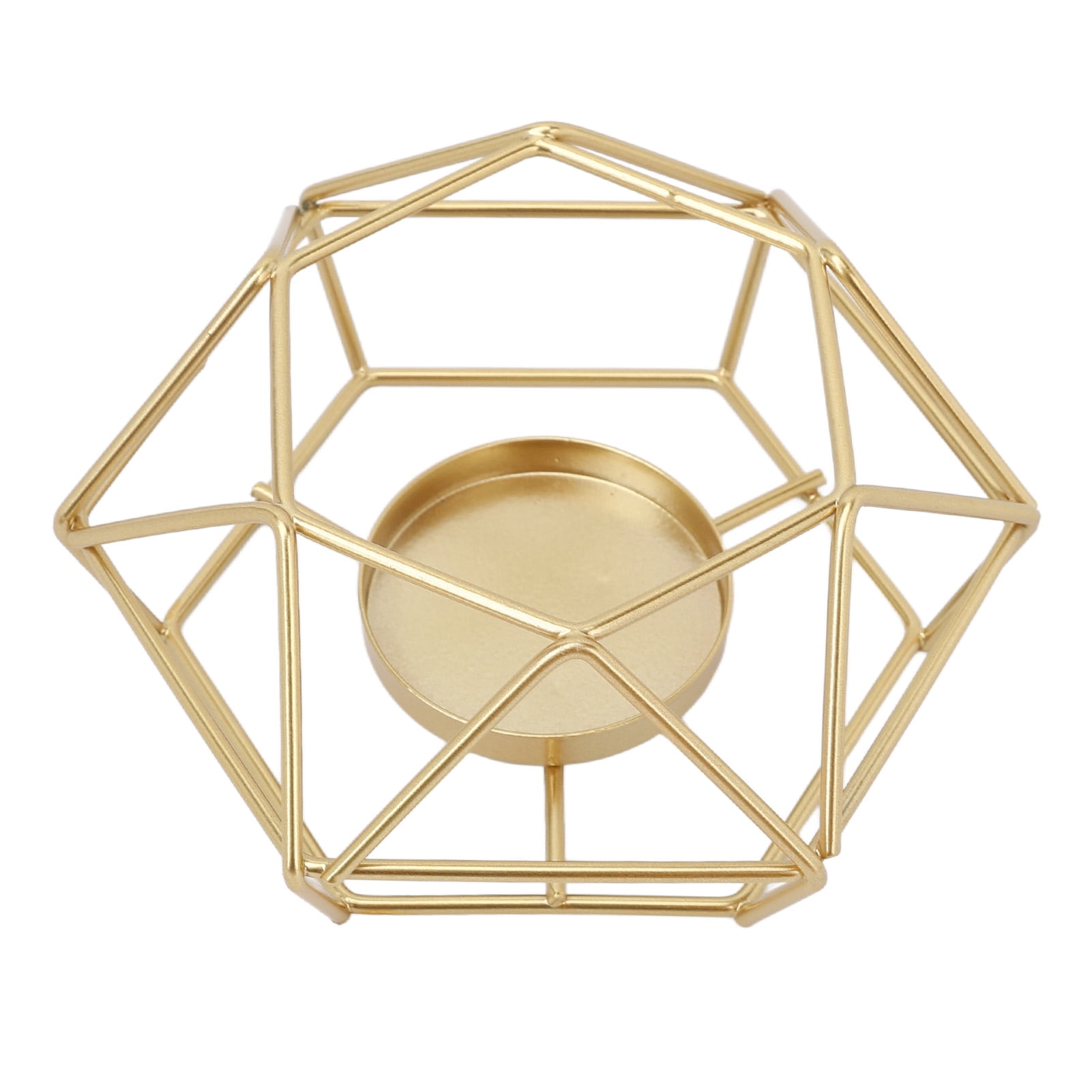 Geometric Tealight Candle Holders Nordic Style Minimalist Metal Wrought ...