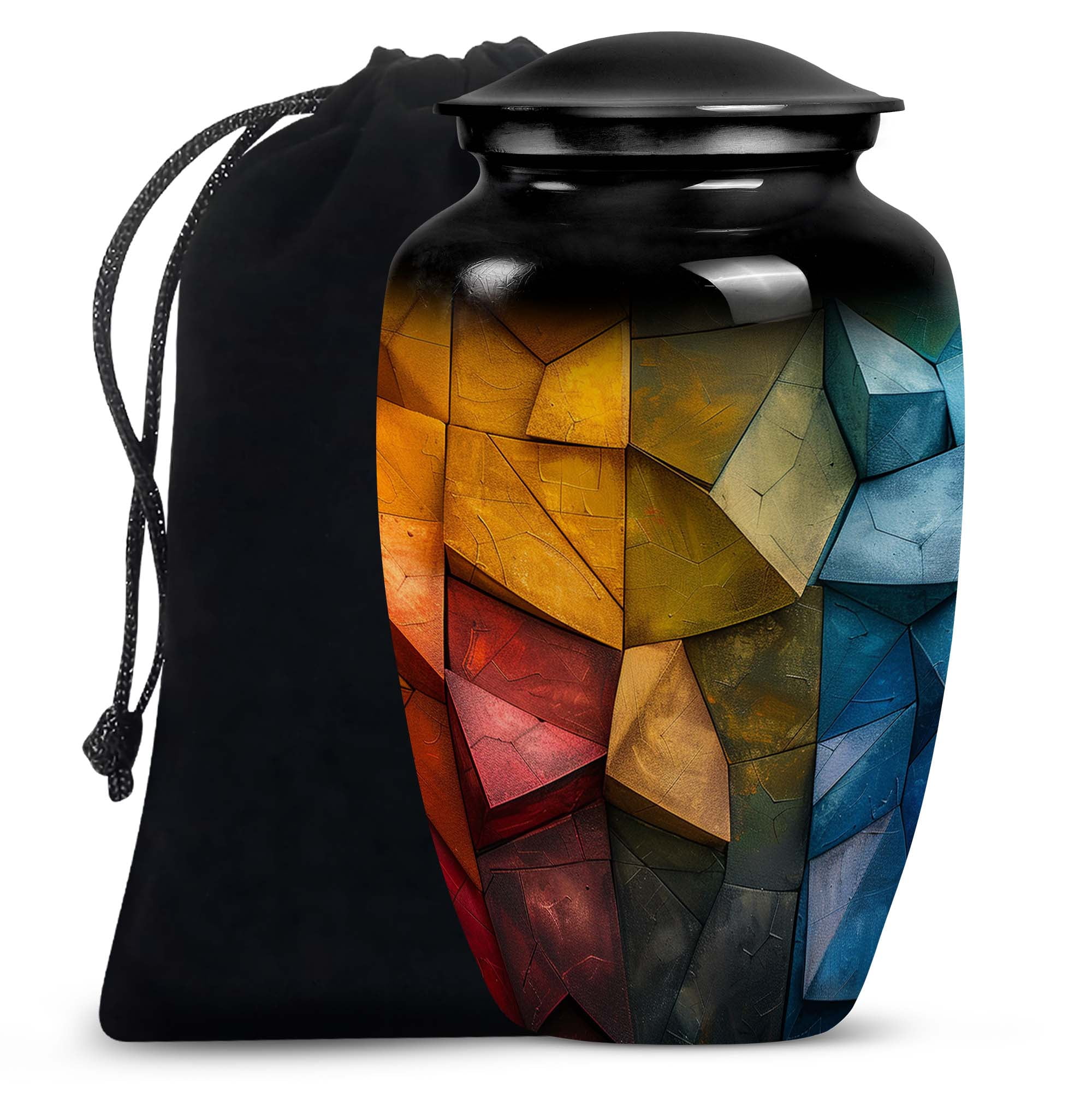 Geometric Temperature Gradient Urns For Ashes Adult Female Mother - Cremation Urns Large Adult ...