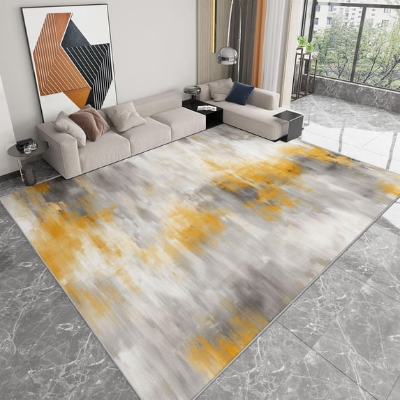 Geometric Texture Area Rugs, Shabby Chic Geometric Texture Carpet ...