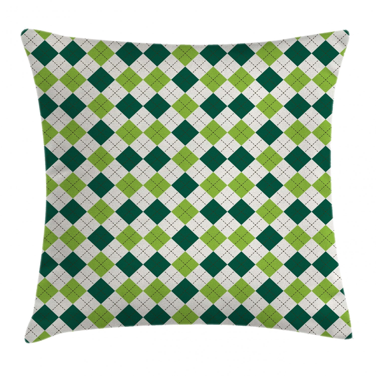 Geometric Throw Pillow Cushion Cover, Classical Diamond Line Pattern ...