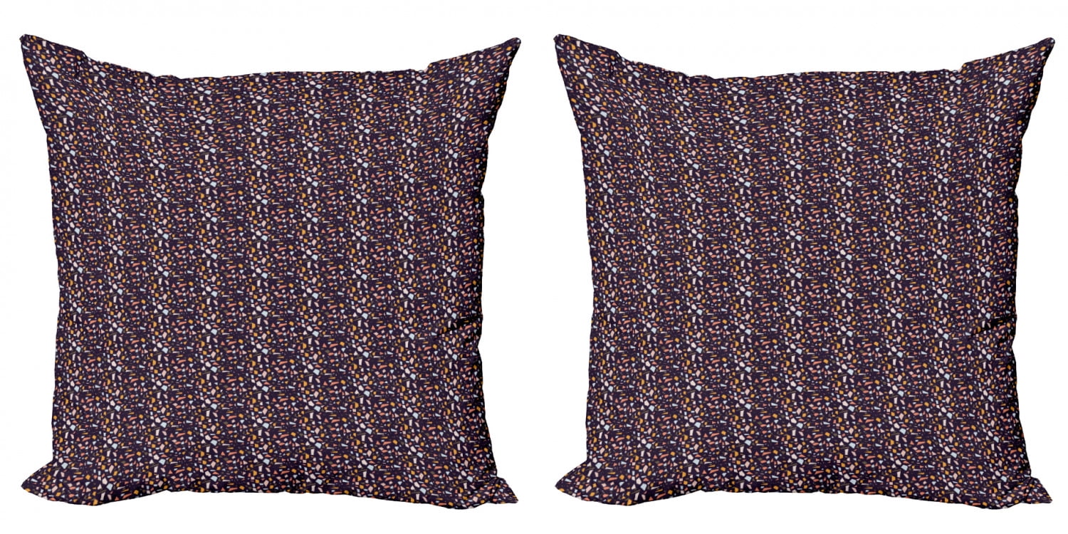 Geometric Throw Pillow Cushion Cover Pack of 2, Various Irregular Forms ...