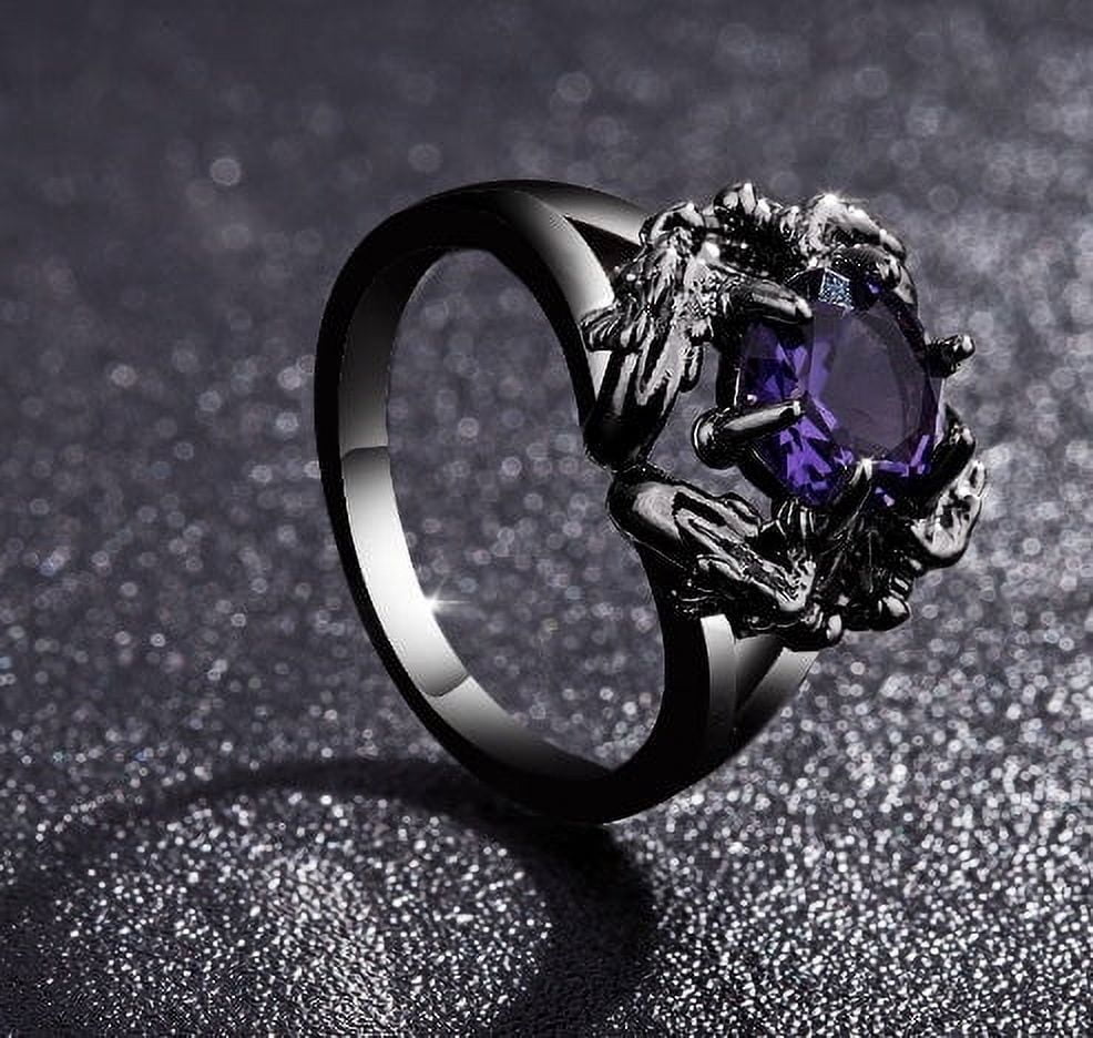 Geometric Tiamat Dragon Ring: Electroplated Copper Statement Ring for ...