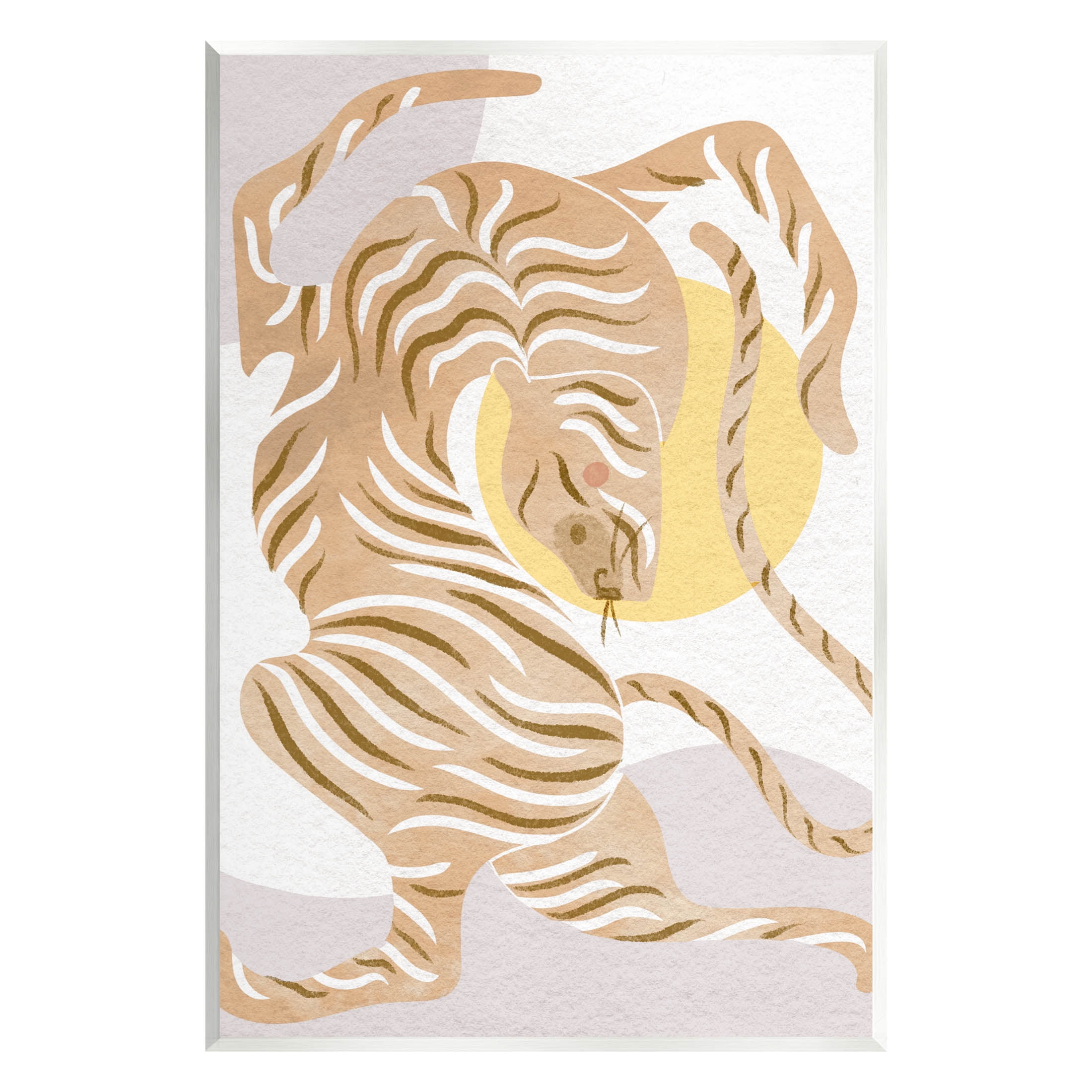 Geometric Tiger Stripes Shapes Animals & Insects Graphic Art Unframed ...
