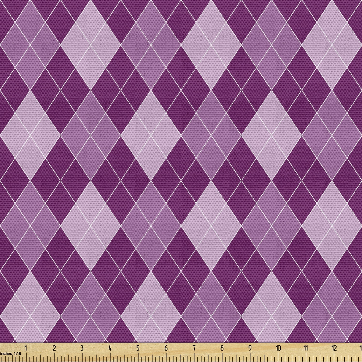 Geometric Upholstery Fabric by the Yard, Abstract Rhombus Diamond ...