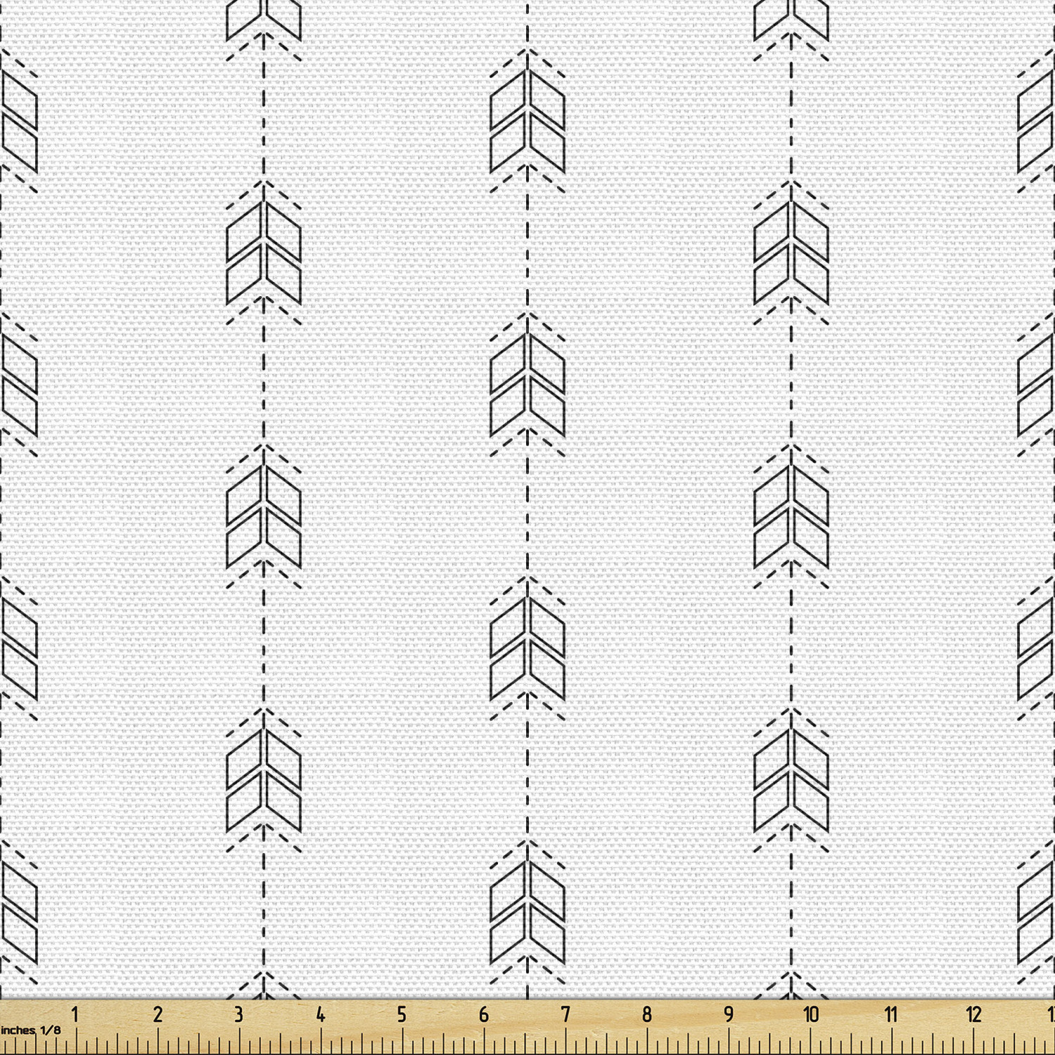 Ambesonne Geometric Fabric by the Yard Upholstery, Simplistic Shapes ...