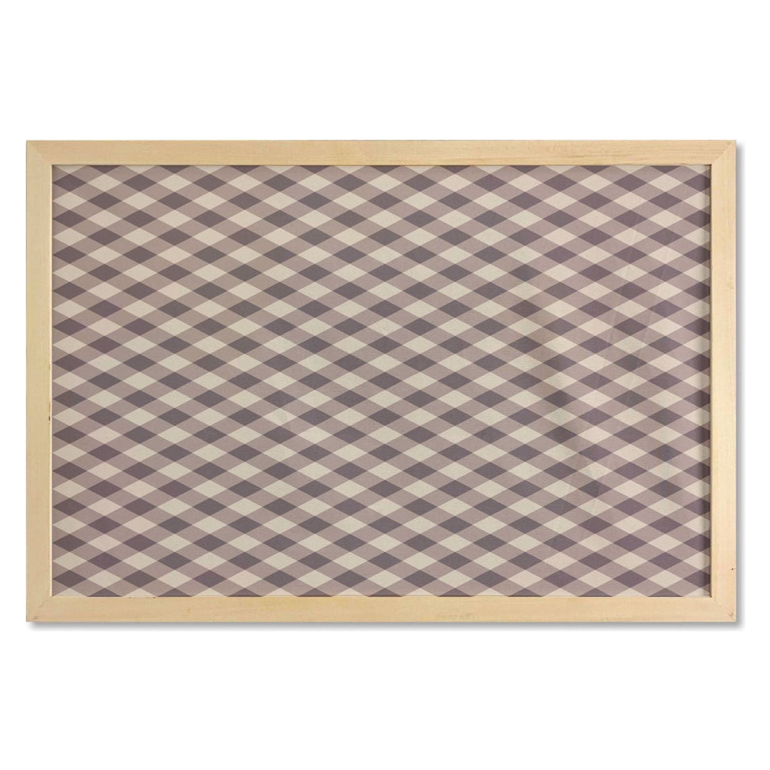 Geometric Wall Art with Frame, Repeating Pattern with Diagonal ...