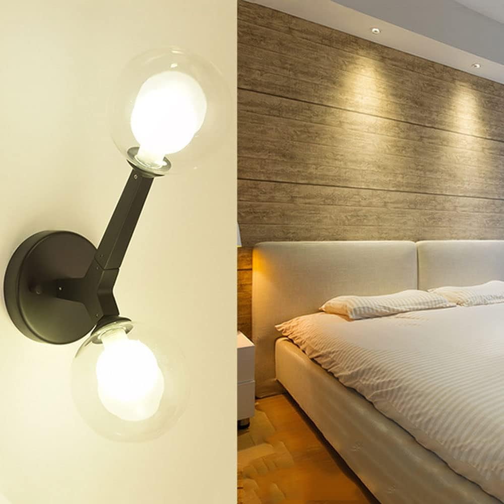 Geometric Wall Light Glass Wall Sconce Modern Wall Lamp, Magic Bean ...