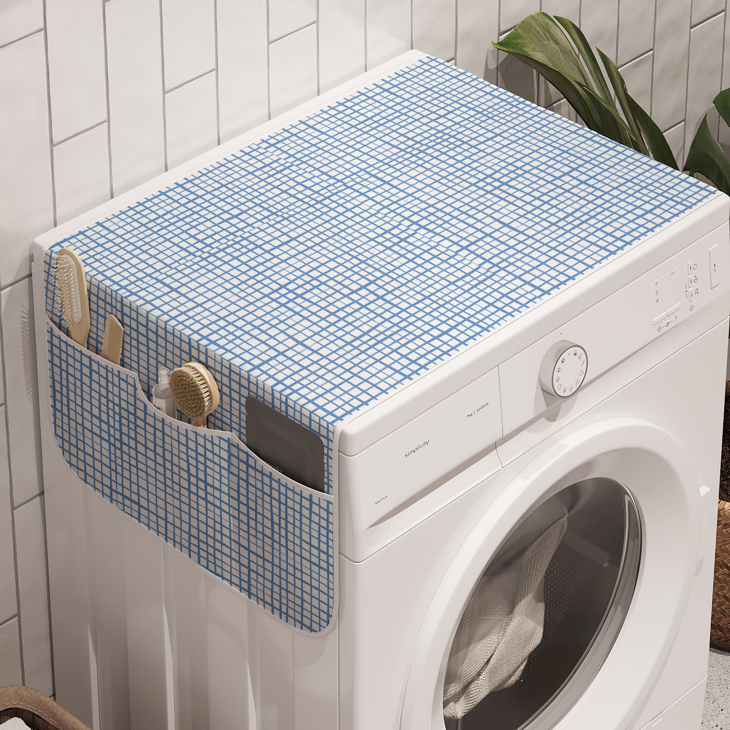 Geometric Washing Machine Organizer, Continuous Pattern with Lattice ...