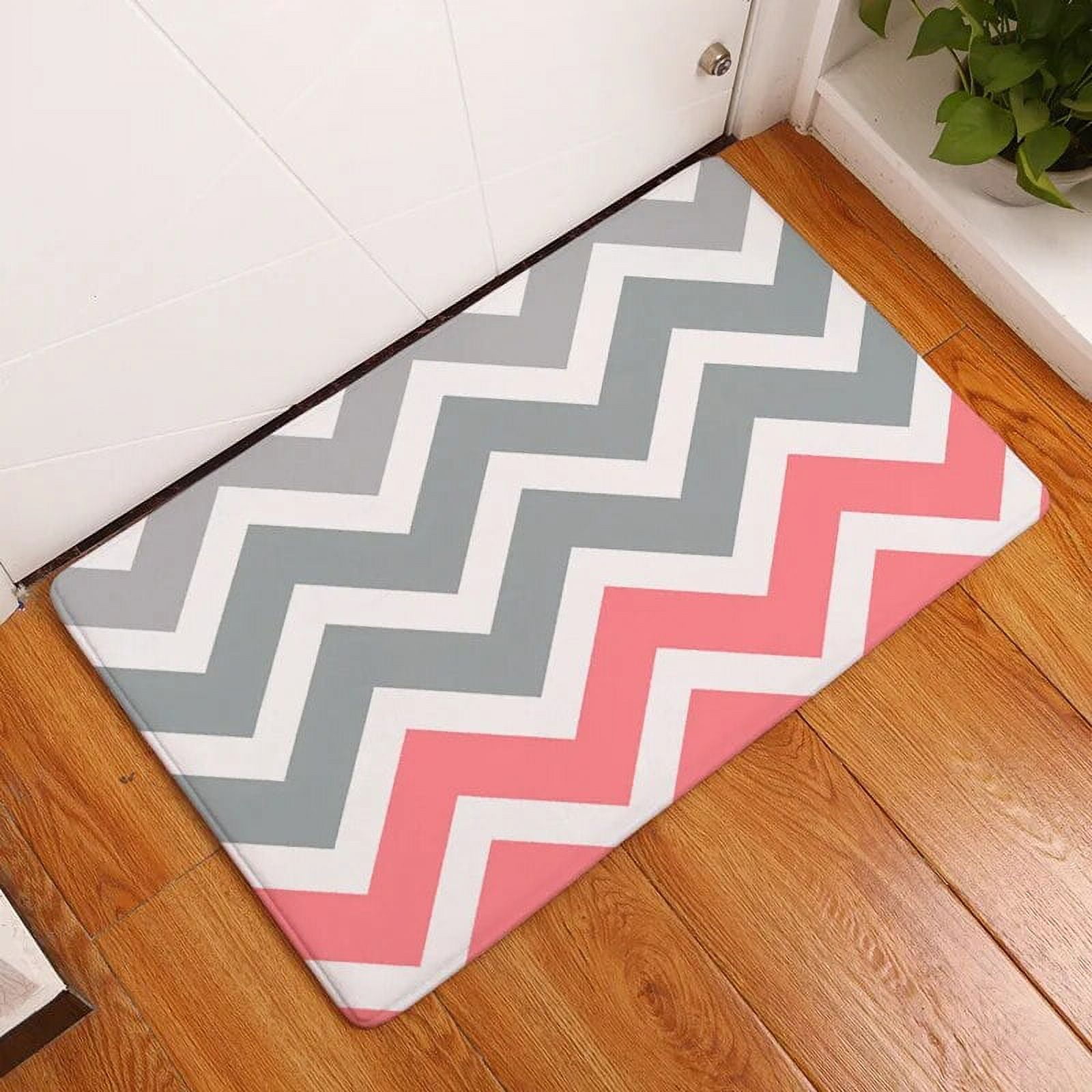 Geometric Wave Door Mat Hallway Balcony Kitchen Mats Cheaper Anti-slip ...