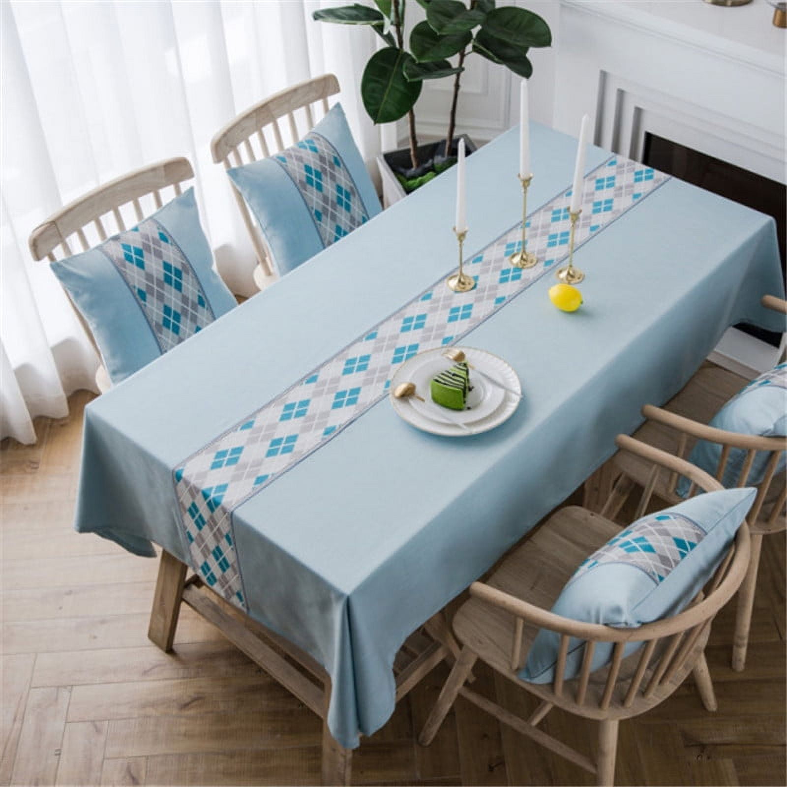 Geometric Wave Rectangular Tablecloths Wedding Centerpieces for Tables ...