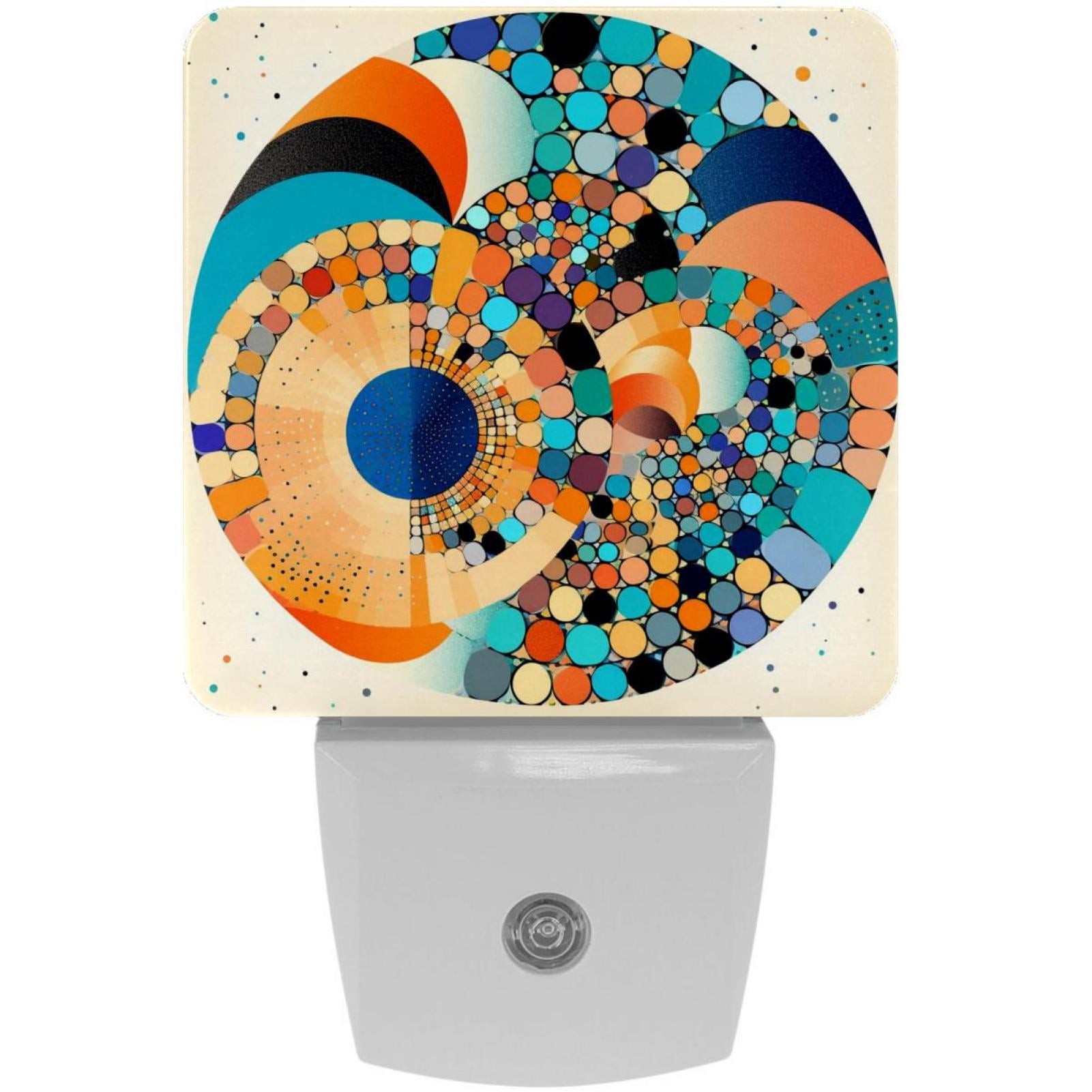 Geometric cubes LED Square Night Light - Small and Bright Square-shaped ...