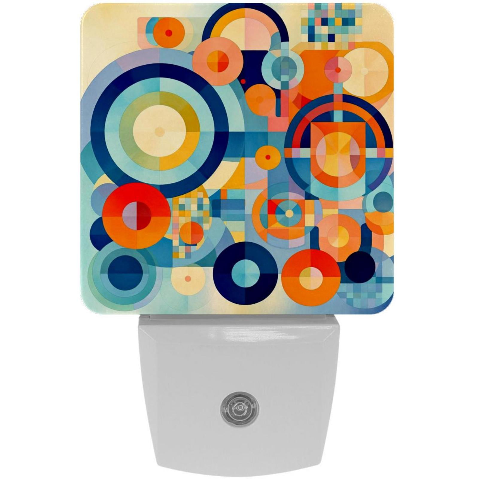 Geometric cubes LED Square Night Light - Small and Bright Square-shaped ...