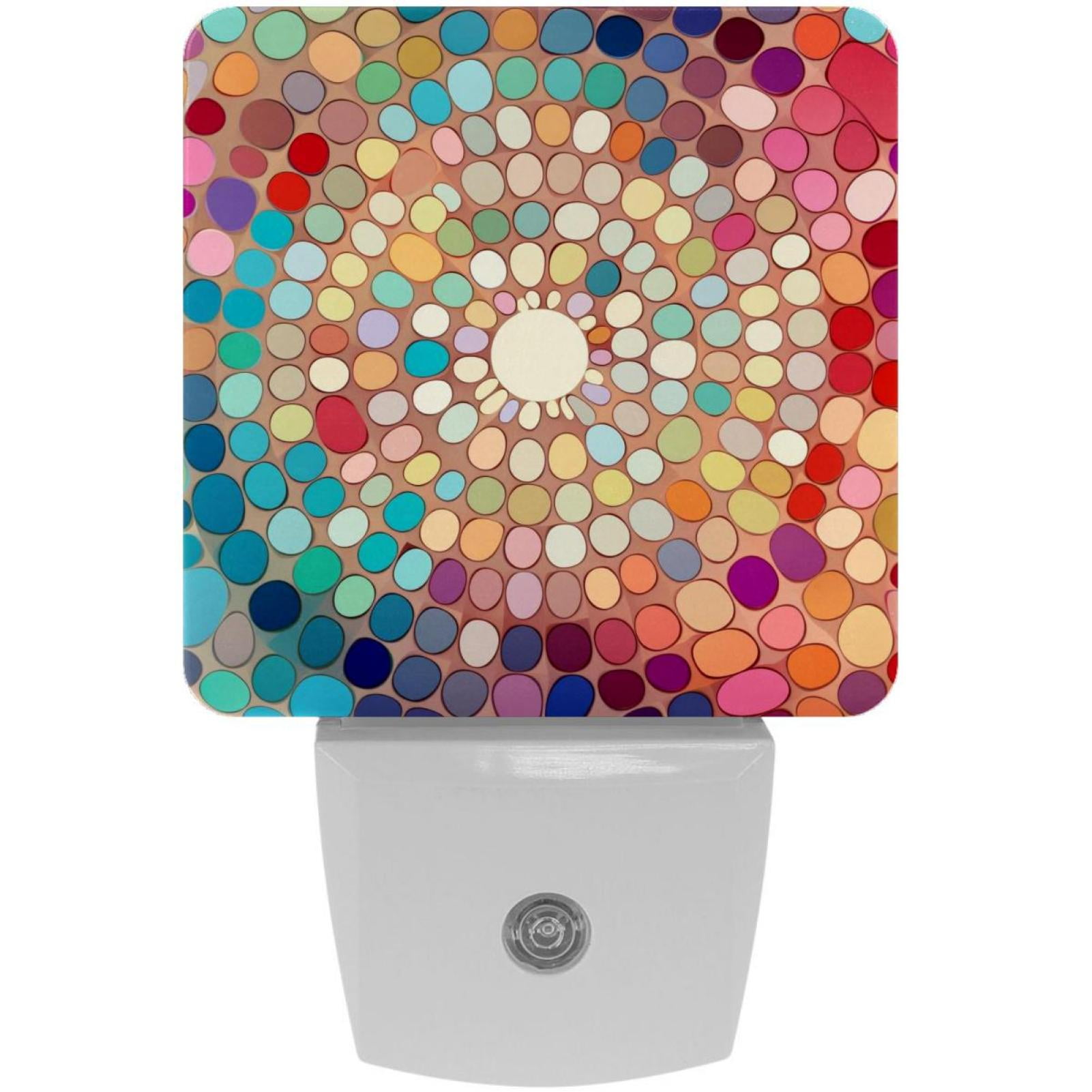 Geometric cubes LED Square Night Light for Bedroom and Bathroom ...