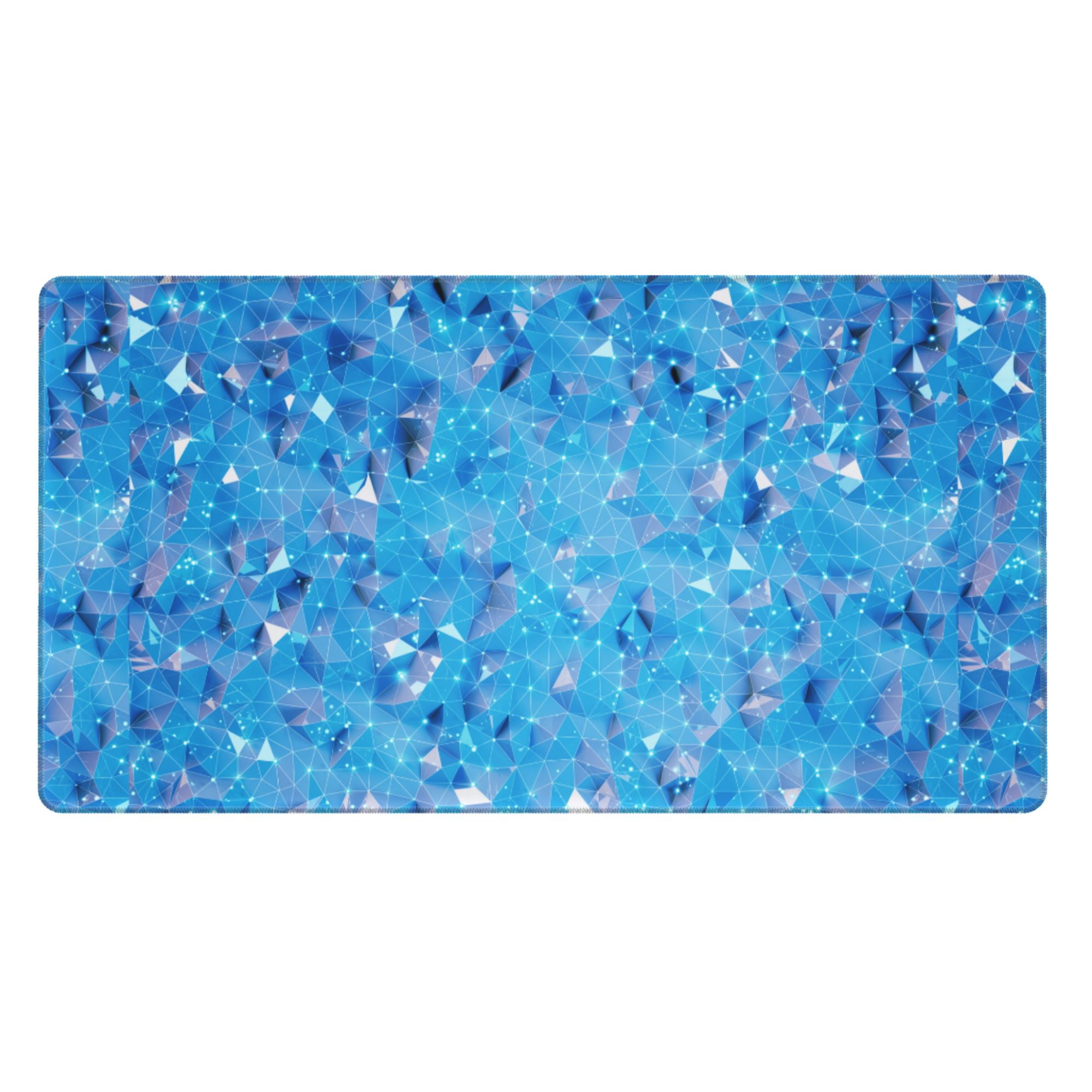 Geometric polygon background Large Gaming Mouse Pad, Large Keyboard Pad ...