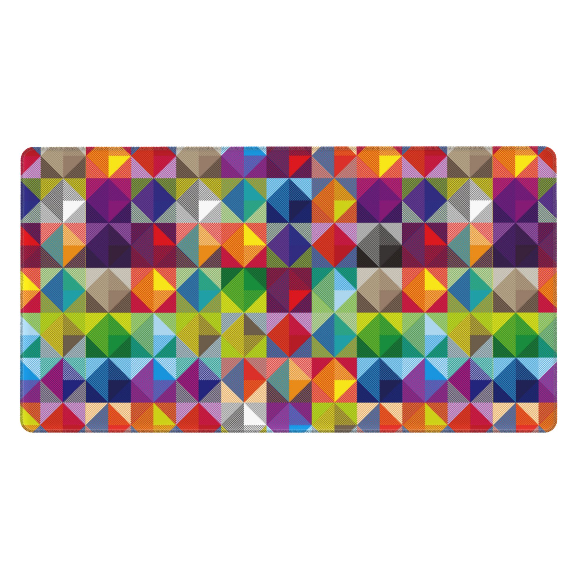 Geometric polygon background Large Gaming Mouse Pad, Large Keyboard Pad ...