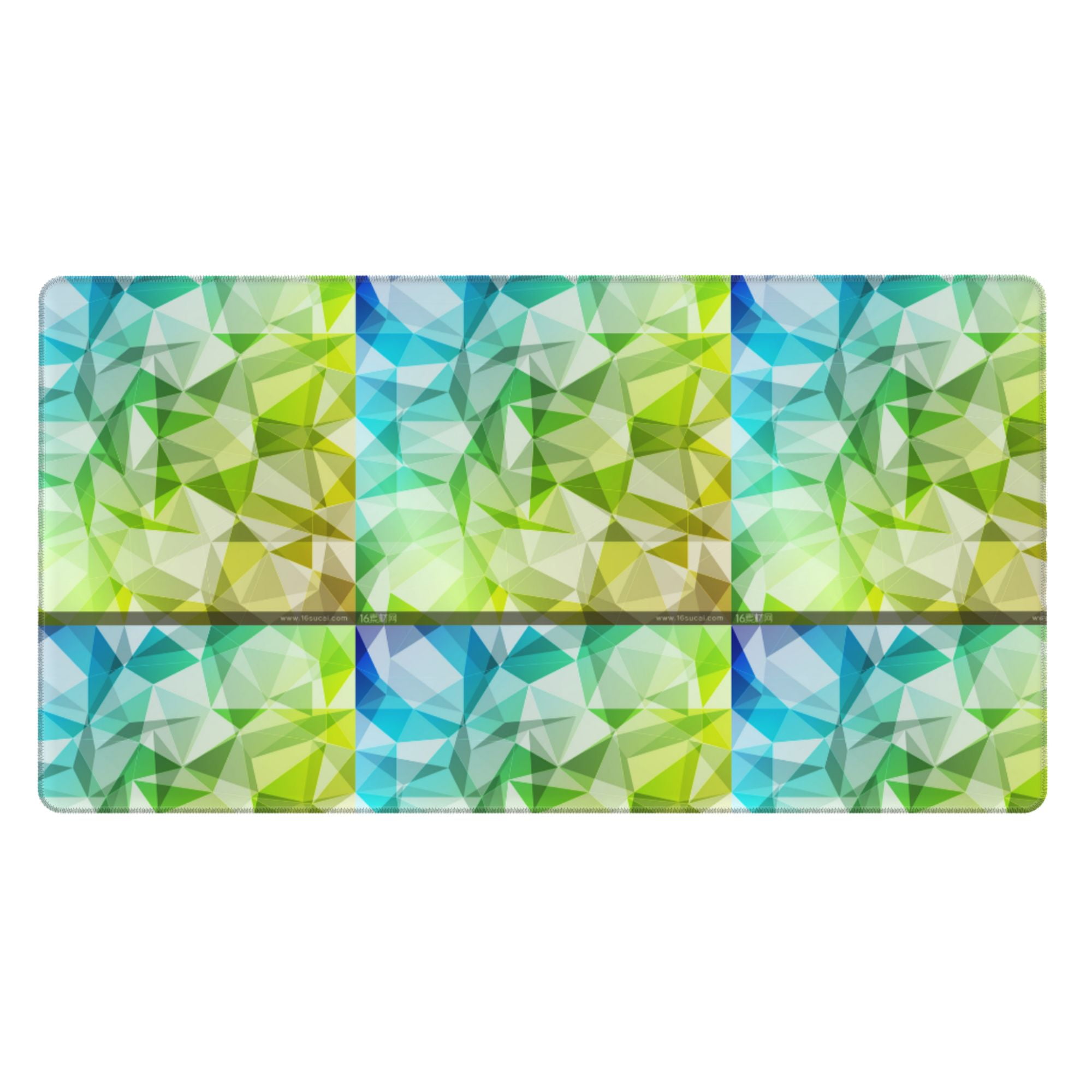 Geometric polygon background Large Gaming Mouse Pad, Large Keyboard Pad ...