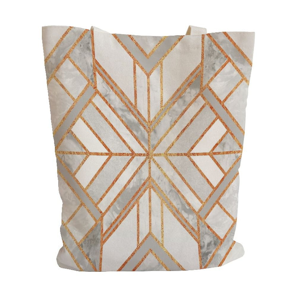 Geometric printed Nature Tote Bag Canvas Tote Bag Handles for Women ...