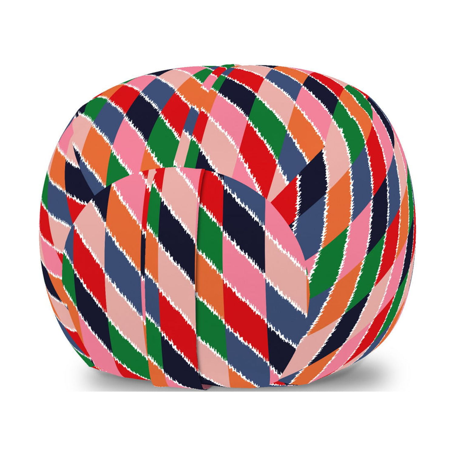 Geometrical Storage Toy Bag Chair, Modern Retro Theme Diagonal ...
