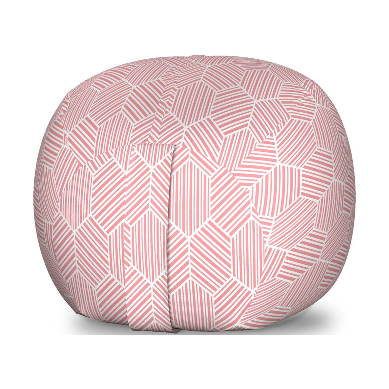 Geometrical Storage Toy Bag Chair, Monochromatic Polygon Repetition ...