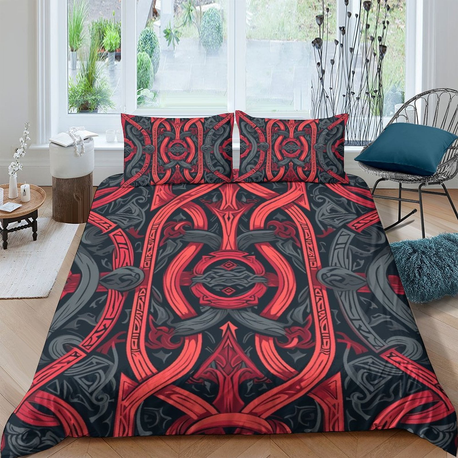 Geometrical drawing Bedding Set Comforter Covers 3D Printed Quilt Cover ...