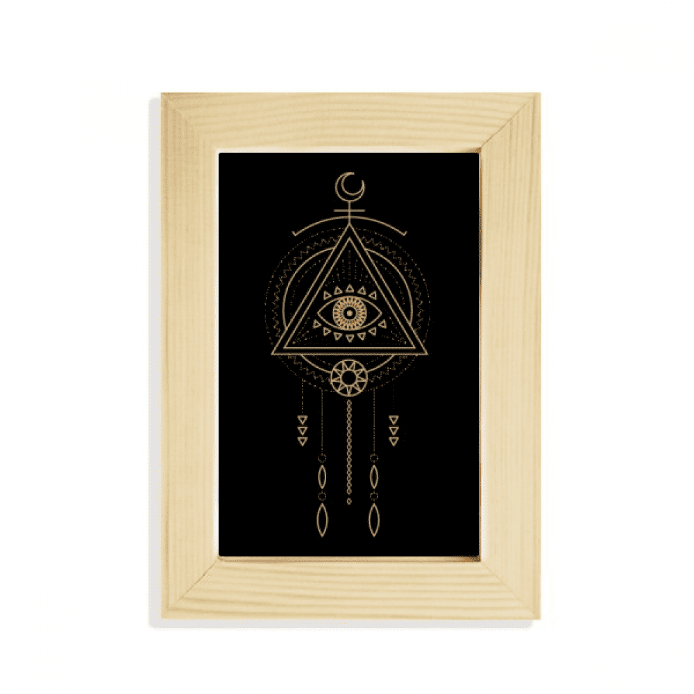 Geometry Alien Triangle Totem Pattern Desktop Display Photo Frame ...