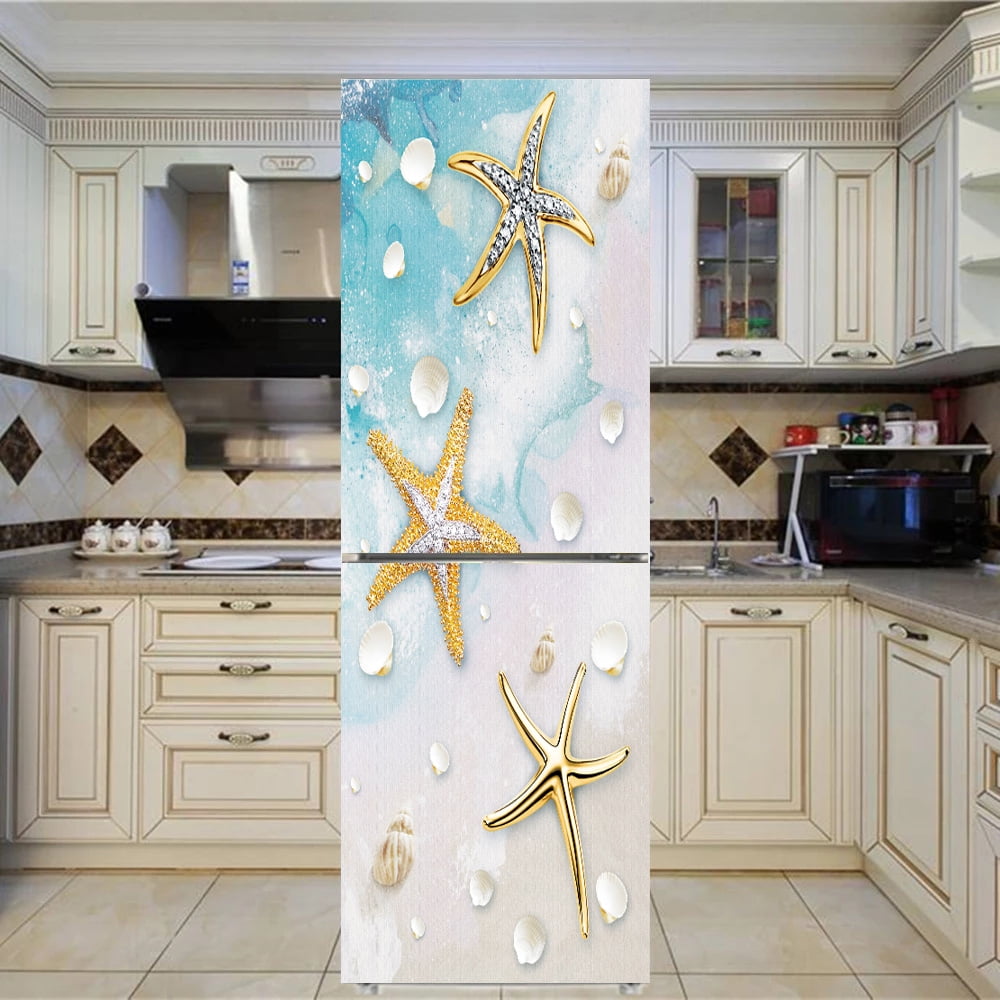 Geometry Art Door Wallpaper For Refrigerator Vinyl Peel And Stick ...