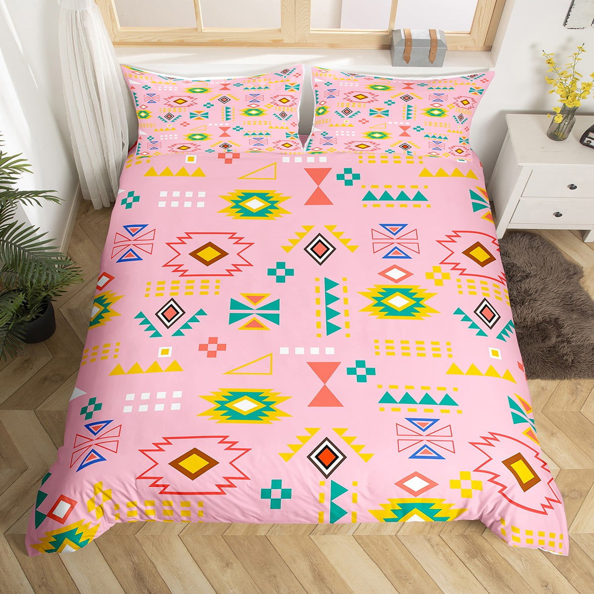 Geometry Aztec Duvet Cover Ethnic Tribe Arrow Twin Bedding Sets ...