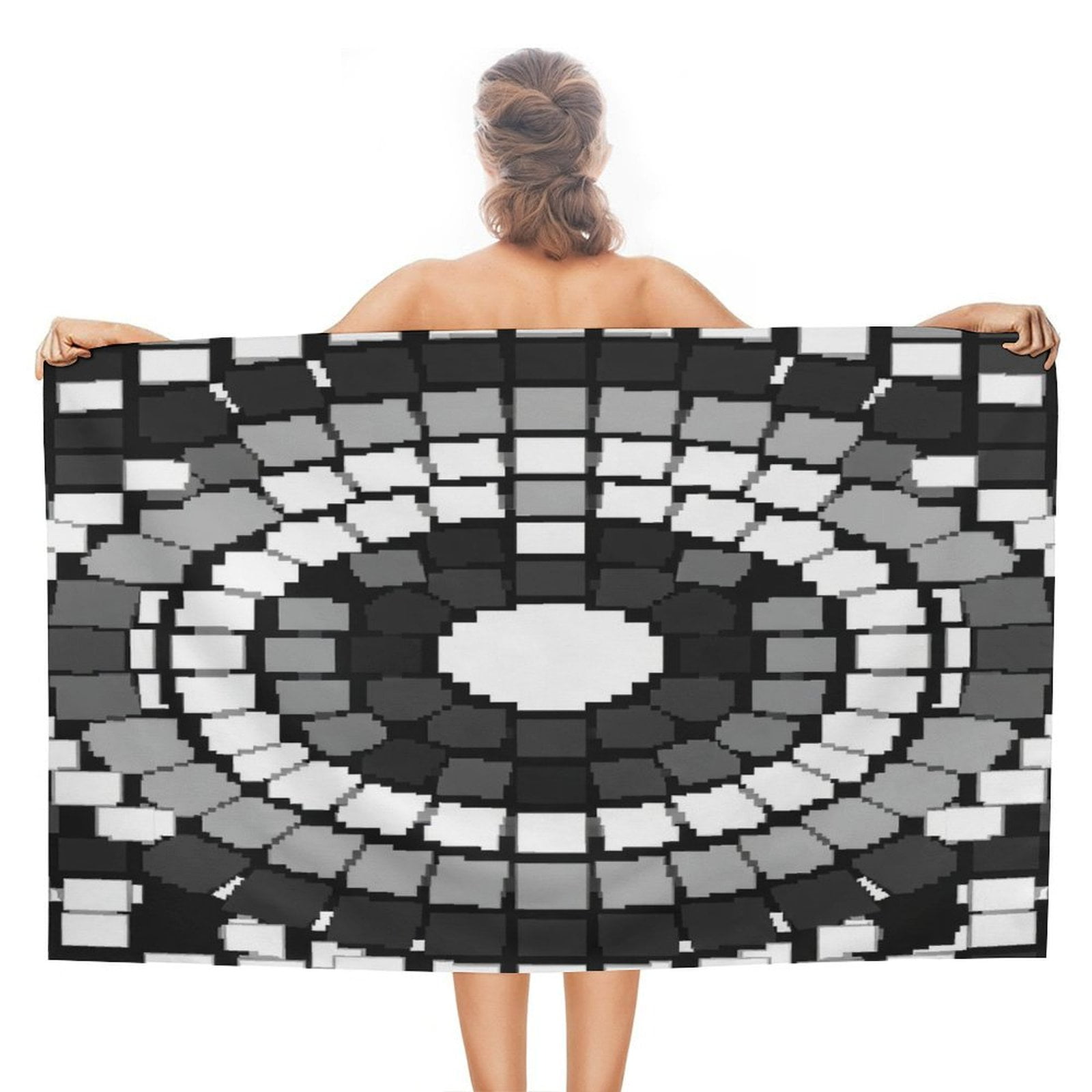 Geometry Beach Towel Color Pool Beach Towel Outside Birthday Gift ...