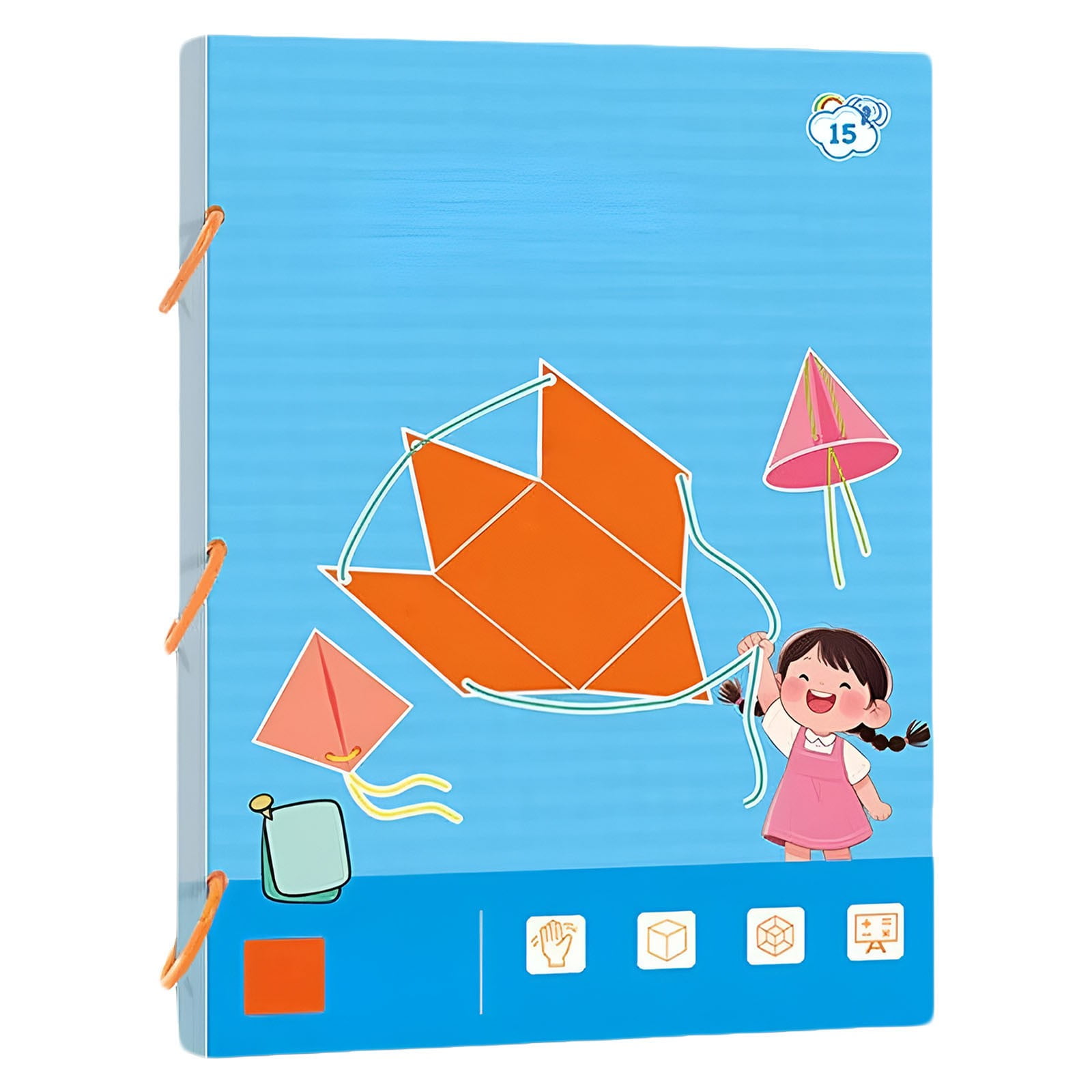 Geometry Book Pull String 3D Geometry Learning Book, Interactive Pull ...