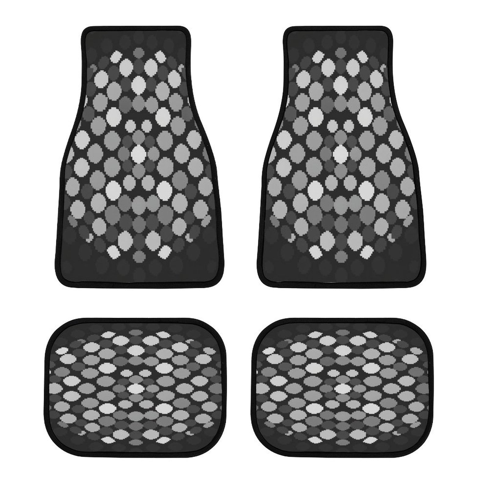 Geometry Car Floormat Heavy Duty Front Rear Floor Mats Carpet Floor Protection Fits Most ...