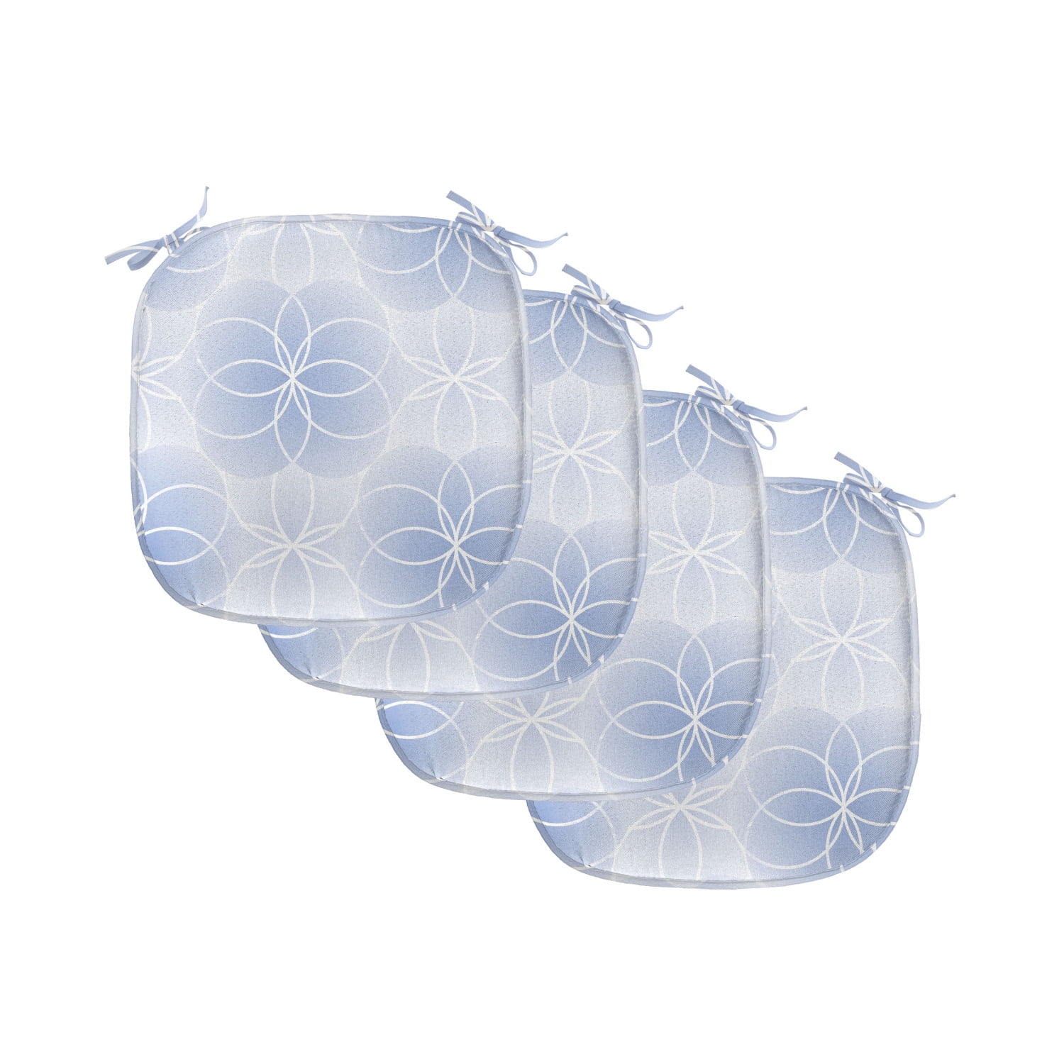 Geometry Chair Seating Cushion Set of 4, Proportion of the World with ...