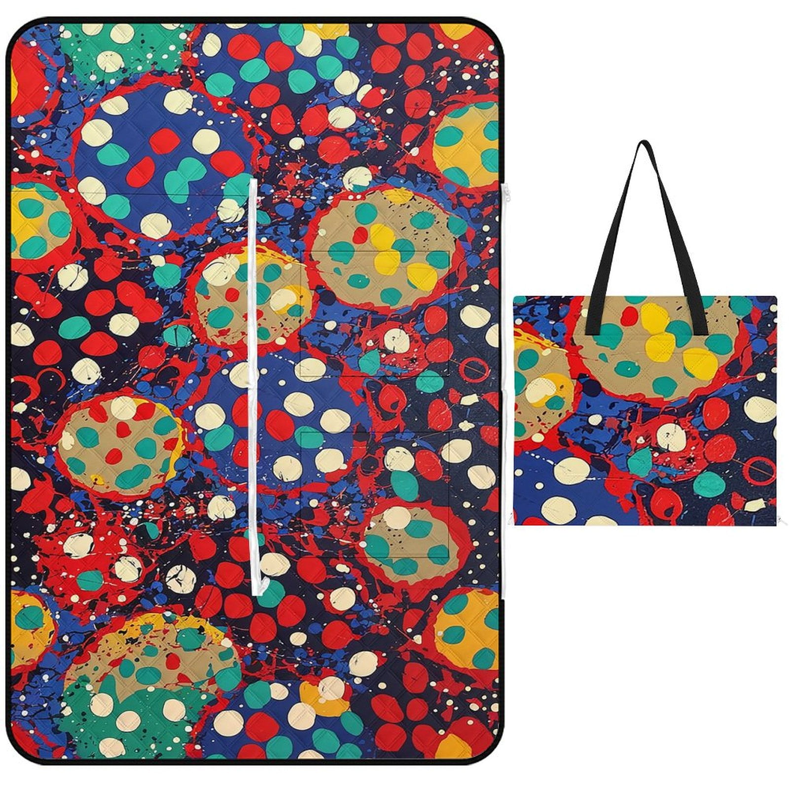 Geometry, Circle Waterproof Beach Mat Folding Mattress Portable ...