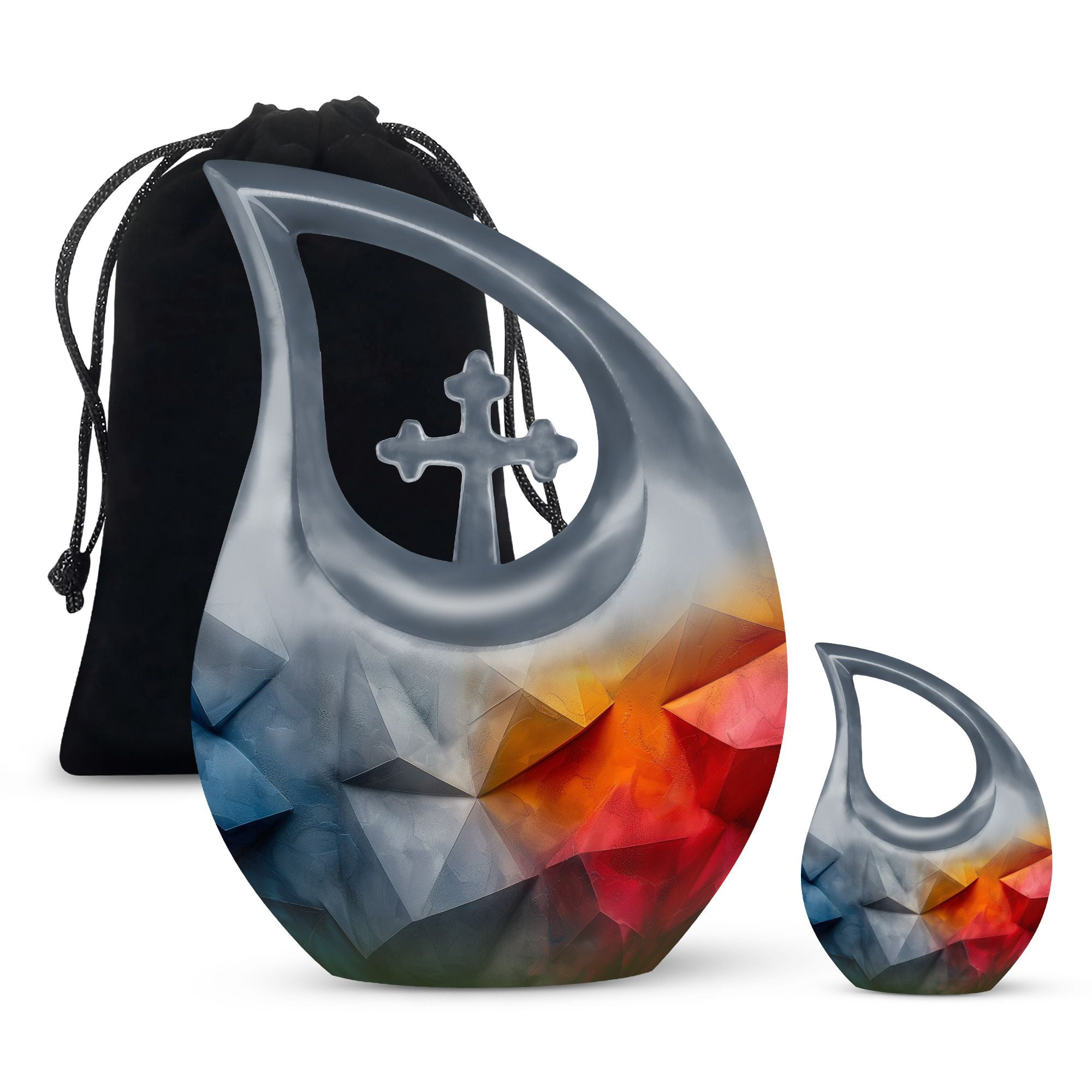 Geometry Of Color Transition Urn - Beautiful Urns For Human Ashes ...