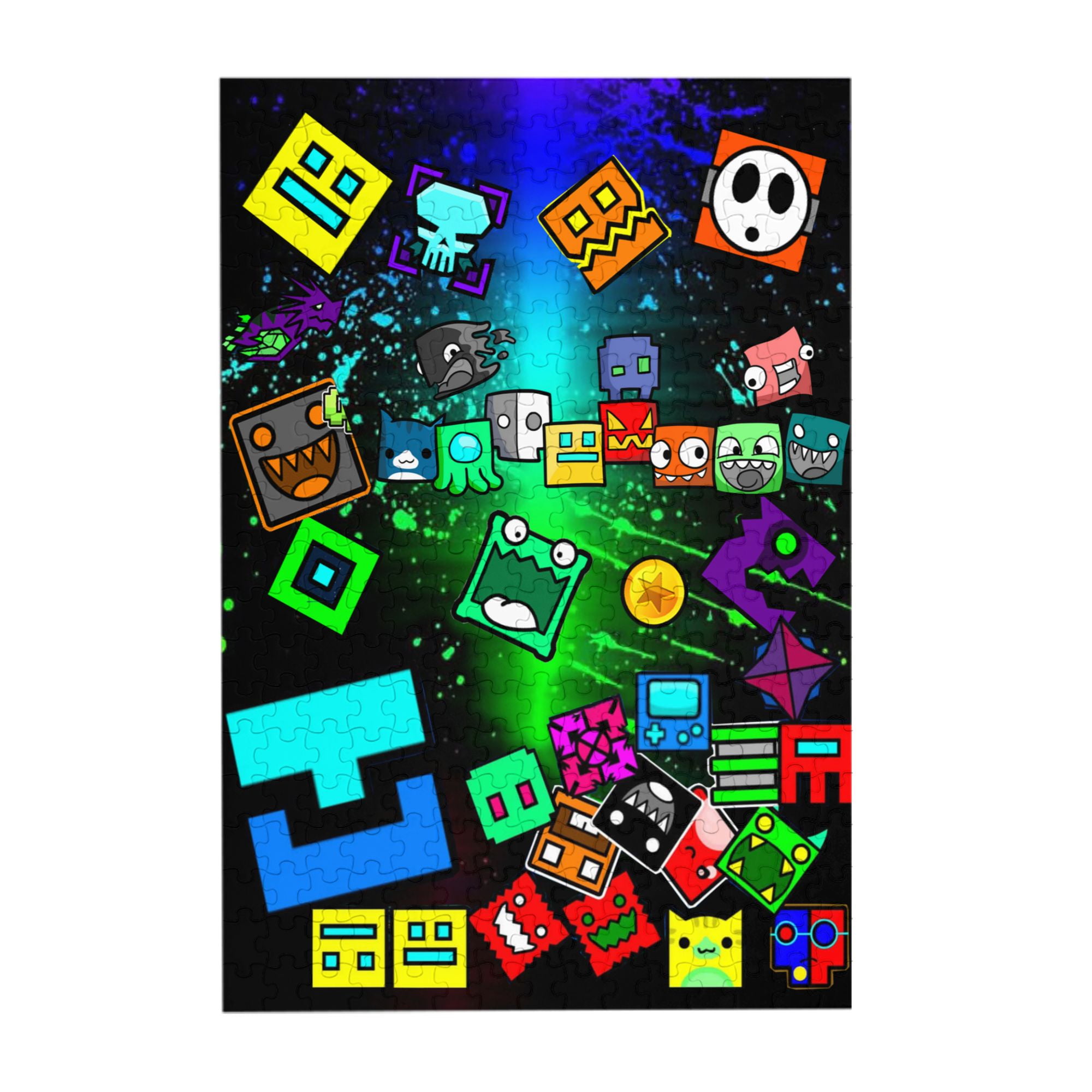 Geometry Dash 300 Piece Jigsaw Puzzle For Families Challenging Picture ...