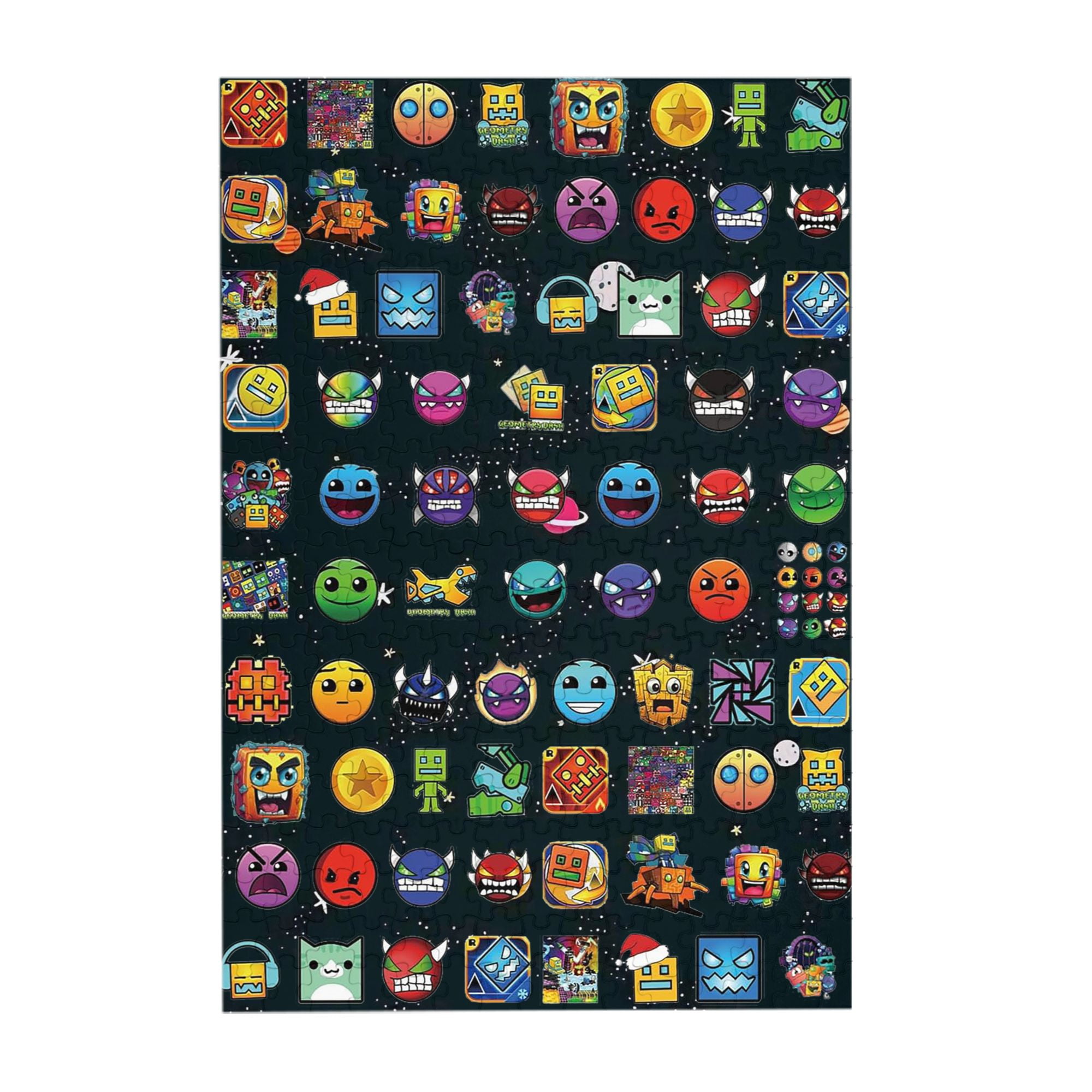 Geometry Dash 300 Piece Jigsaw Puzzle For Families Challenging Picture ...