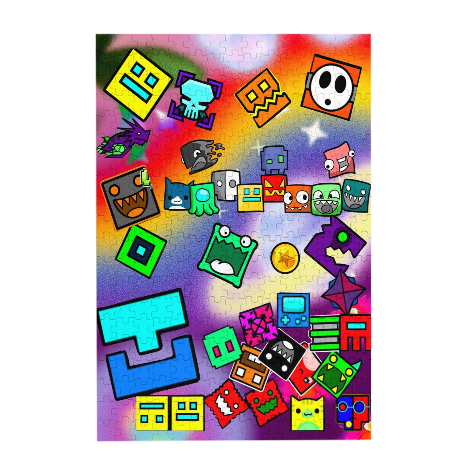 Geometry Dash 300 Piece Jigsaw Puzzle For Families Challenging Picture ...