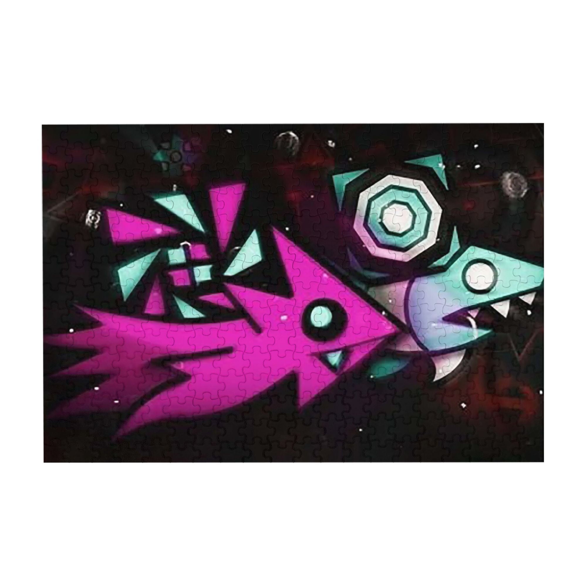 Geometry Dash 300 Piece Jigsaw Puzzle For Families Challenging Picture ...