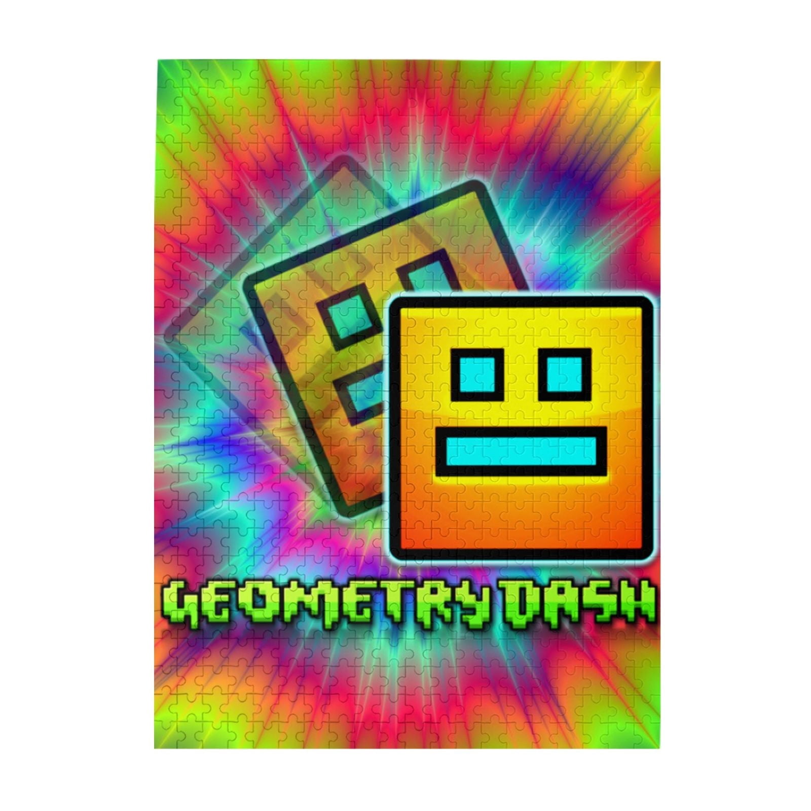 Geometry Dash 500 Piece Jigsaw Puzzle Wooden Puzzle Birthday Gifts For ...